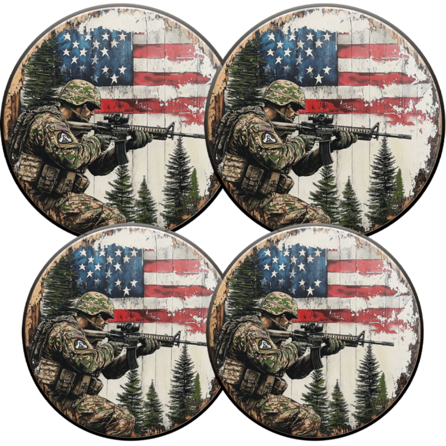 Electric Stove Burner Covers,4 Pcs Round Gas Burner Cover,8 and 10 Inch ...