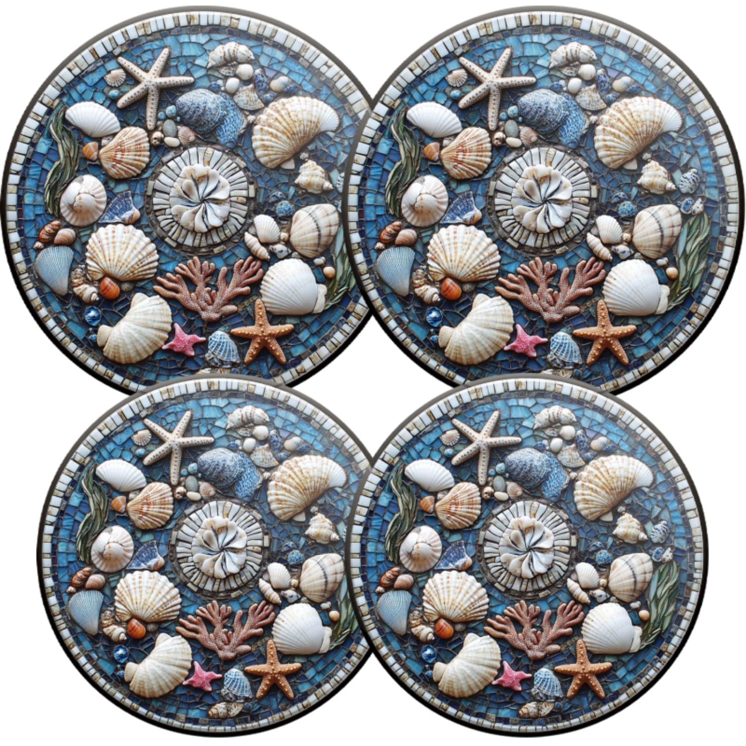 Electric Stove Burner Covers,4 Pcs Round Gas Burner Cover,8 and 10 Inch ...