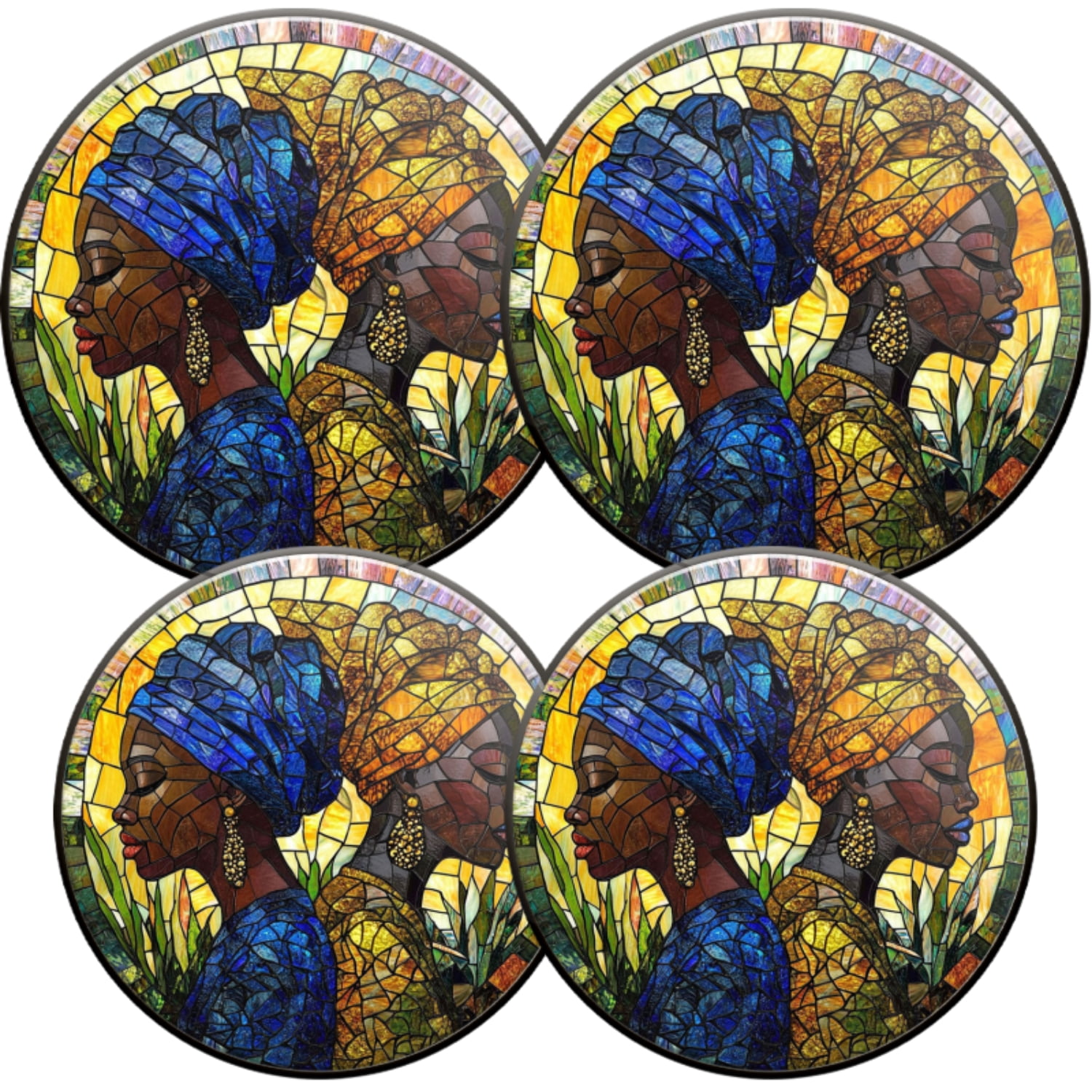 Electric Stove Burner Covers,4 Pcs Round Gas Burner Cover,8 and 10 Inch ...