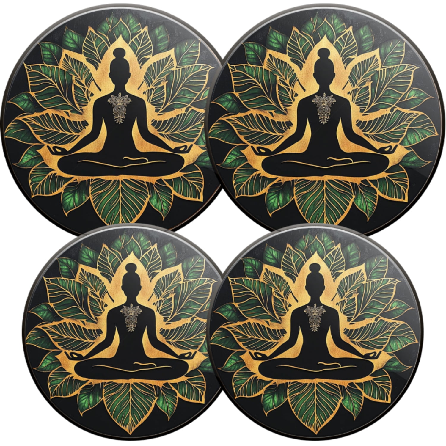 Electric Stove Burner Covers,4 Pcs Round Gas Burner Cover,8 and 10 Inch ...