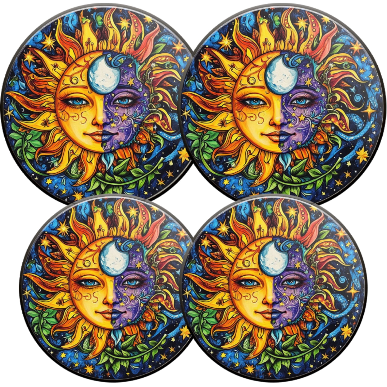 Electric Stove Burner Covers,4 Pcs Round Gas Burner Cover,8 and 10 Inch ...
