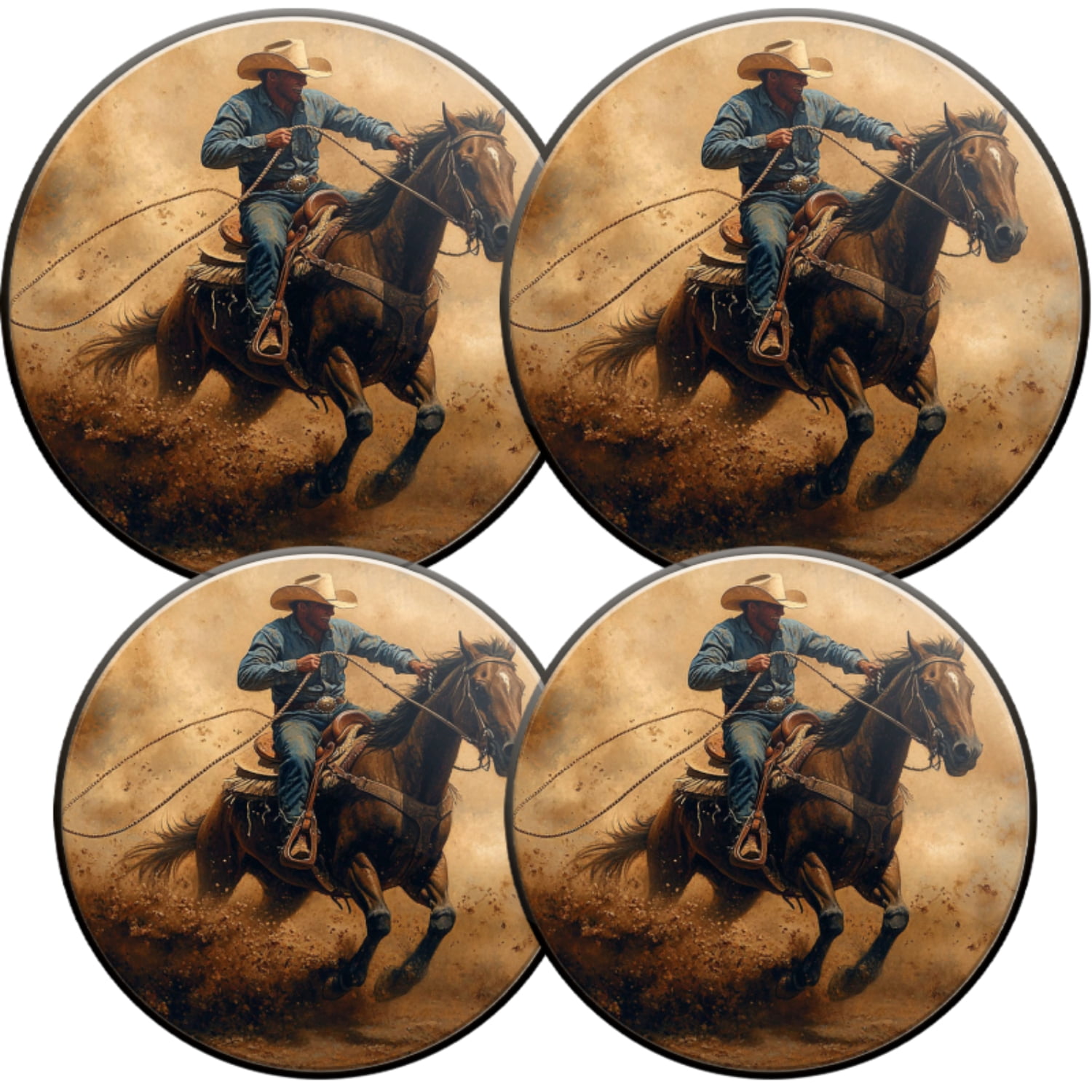 Electric Stove Burner Covers,4 Pcs Round Gas Burner Cover,8 and 10 Inch ...