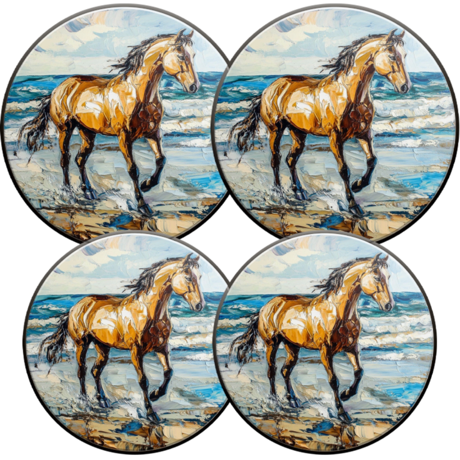 Electric Stove Burner Covers,4 Pcs Round Gas Burner Cover,8 and 10 Inch ...