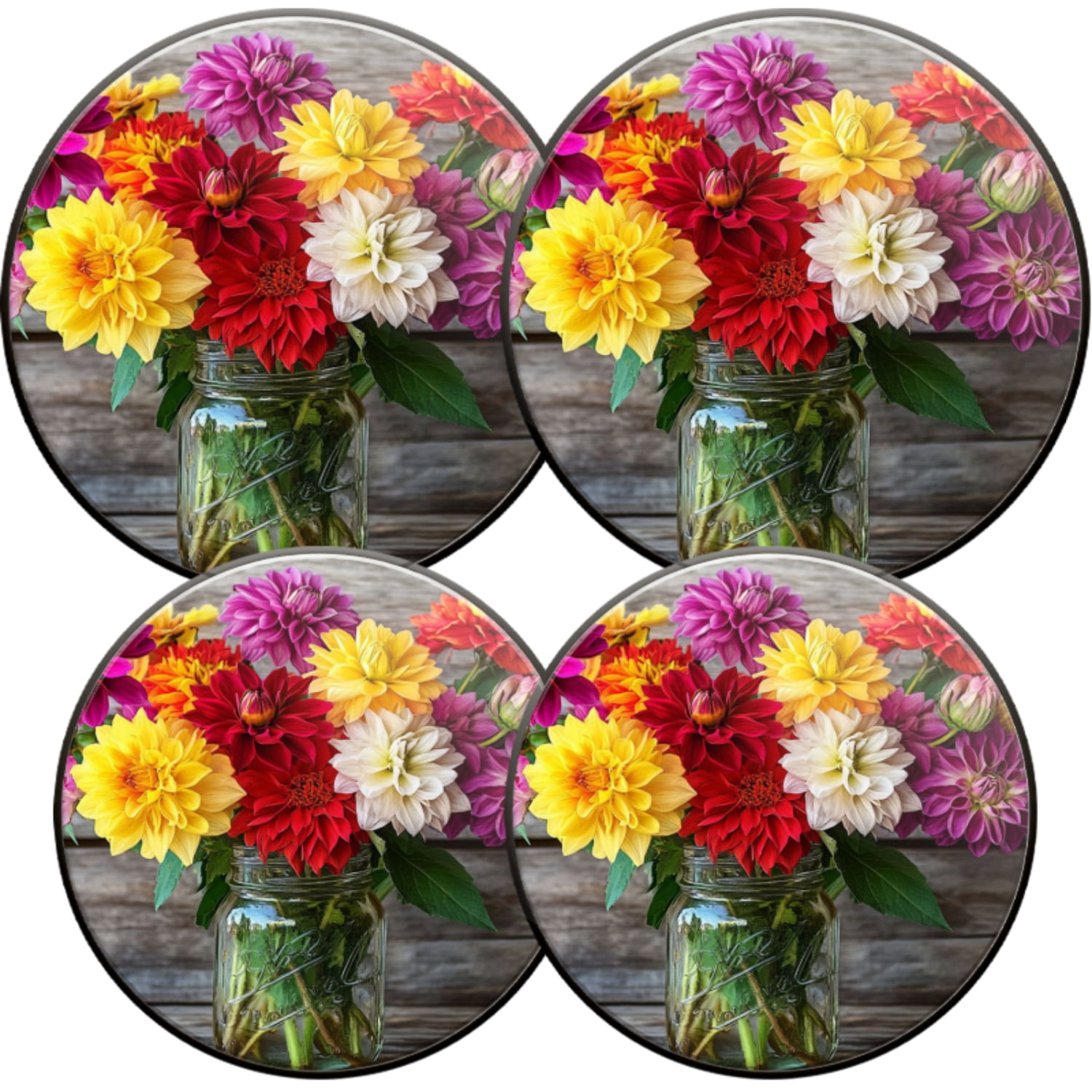 Electric Stove Burner Covers,4 Pcs Round Gas Burner Cover,8 and 10 Inch ...