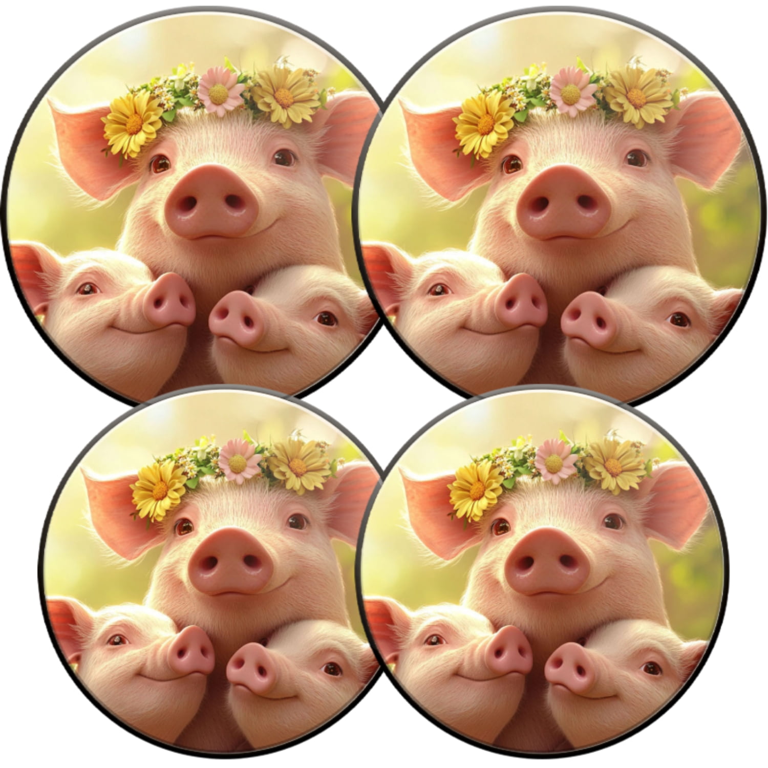 Electric Stove Burner Covers,4 Pcs Round Gas Burner Cover,8 and 10 Inch ...