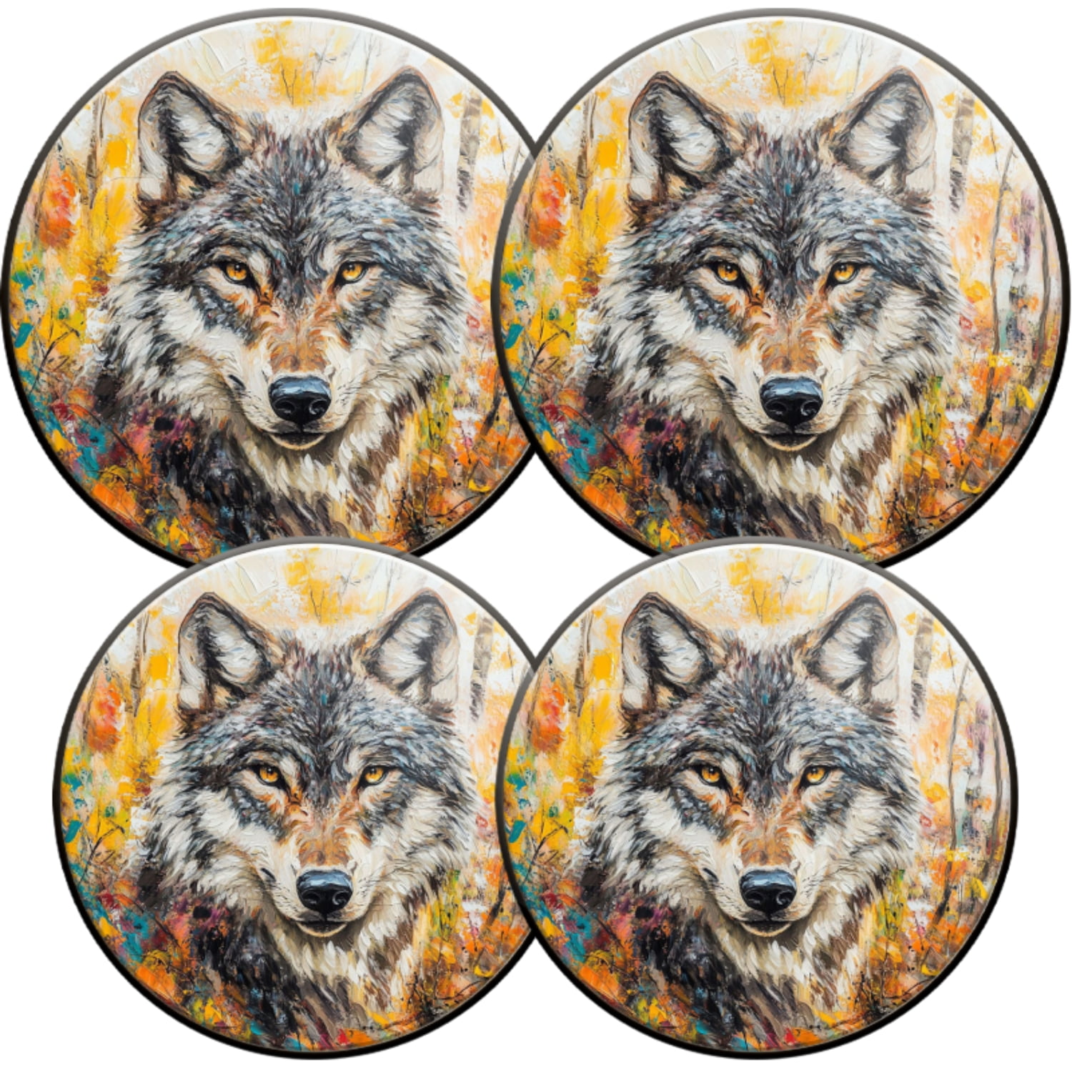 Electric Stove Burner Covers,4 Pcs Round Gas Burner Cover,8 and 10 Inch ...