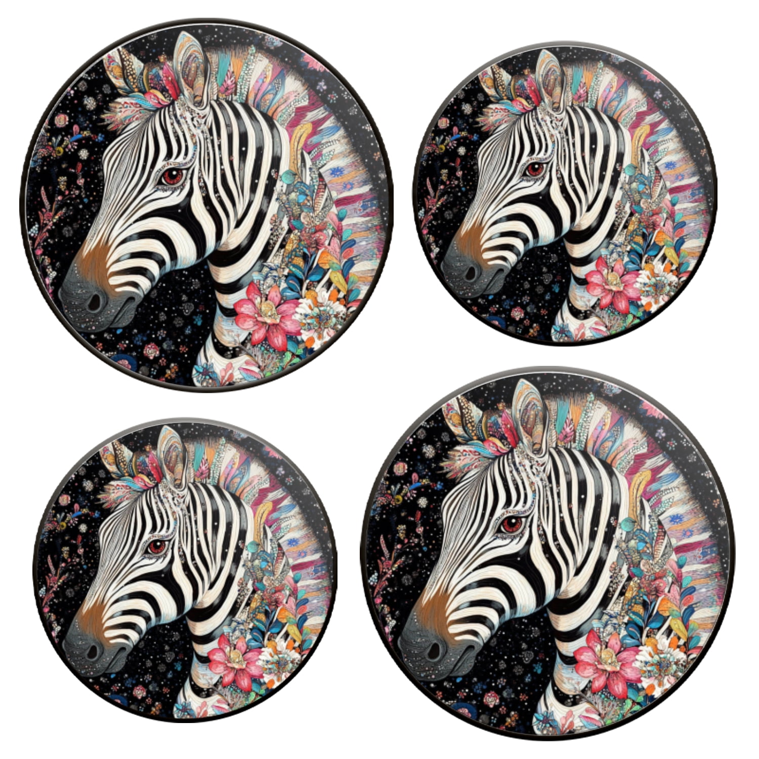 Electric Stove Burner Covers Set of 4 for Range Accessories, Beautiful ...