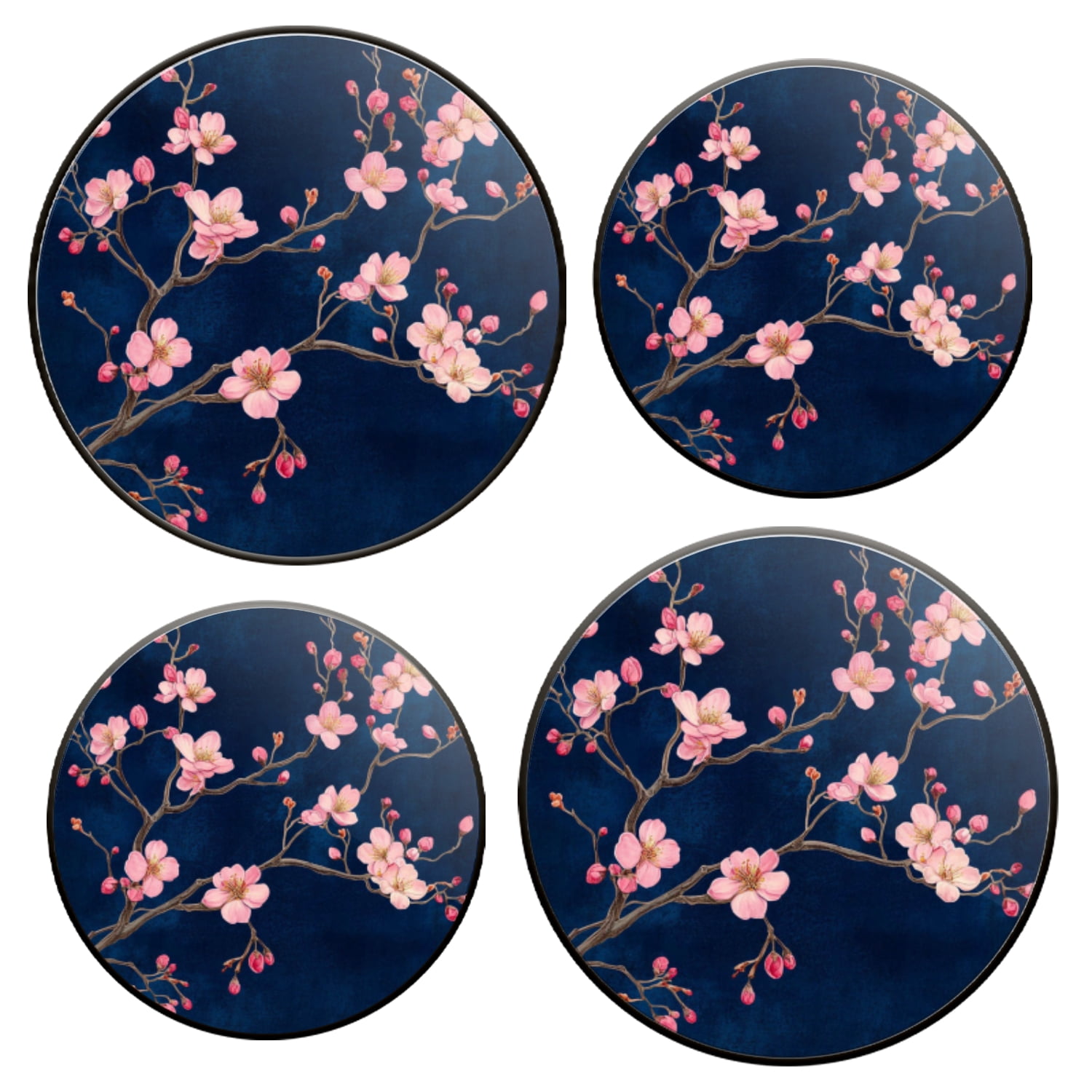 Electric Stove Burner Covers Set of 4 for Range Accessories, Blooming ...