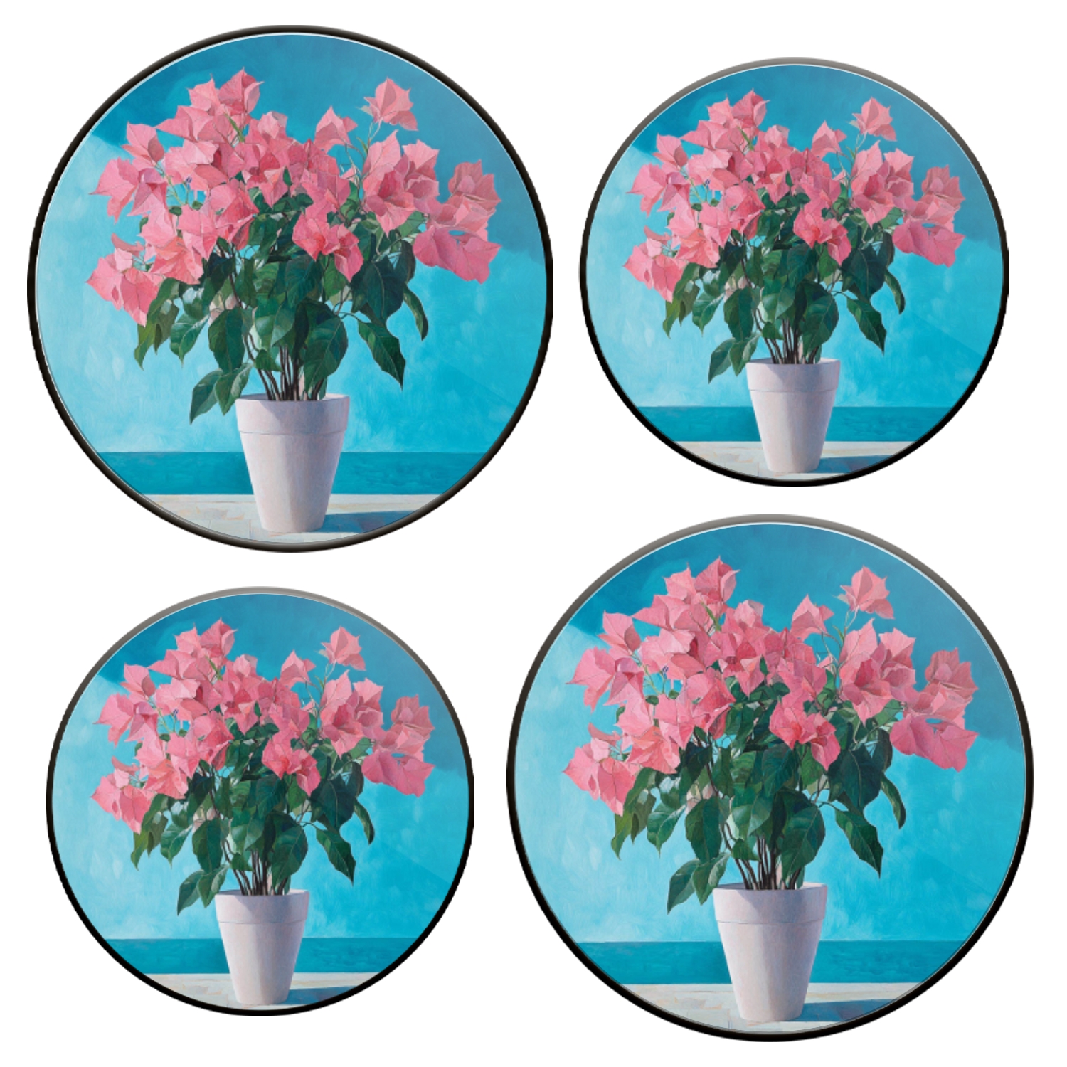 Electric Stove Burner Covers Set of 4 for Range Accessories, Blooming ...