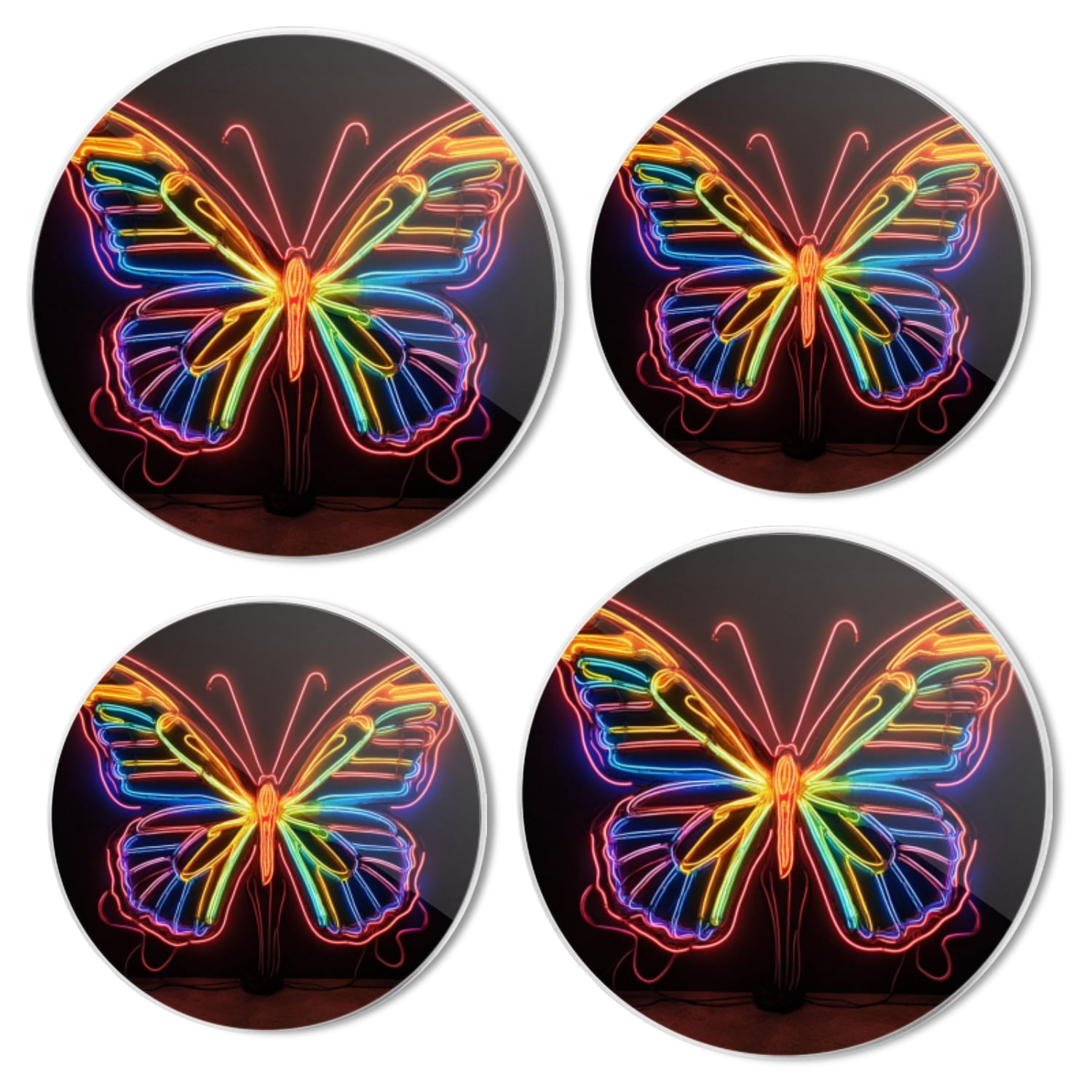 Electric Stove Burner Covers Set of 4 for Range Accessories, Colorful ...