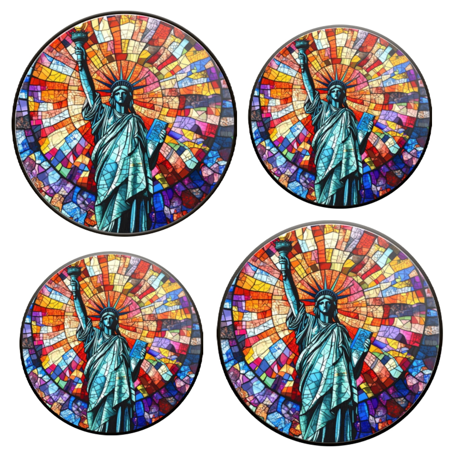 Electric Stove Burner Covers Set of 4 for Range Accessories, Lady ...