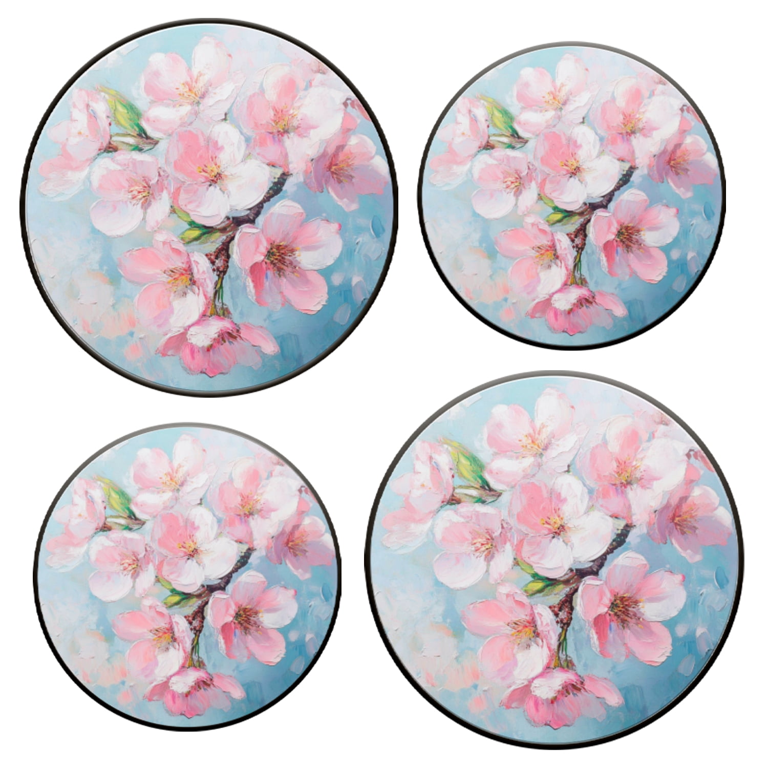 Electric Stove Burner Covers Set of 4 for Range Accessories, Pink ...