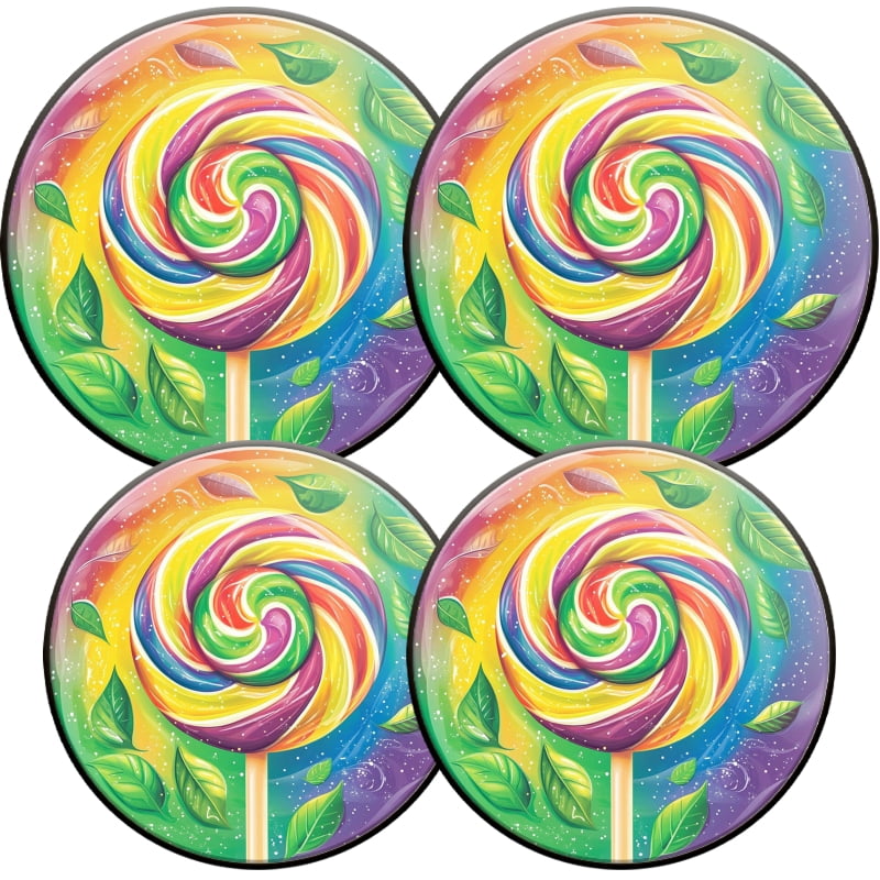 Electric Stove Burner Covers, Set of 4, Black Round Burner Cover,Ultra ...