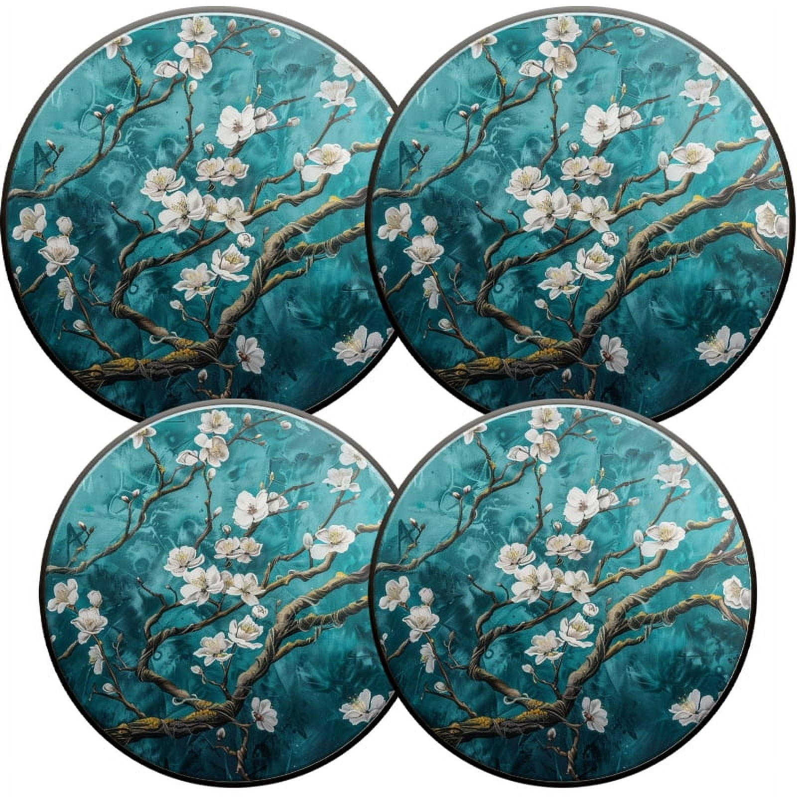 Electric Stove Burner Covers, Set of 4, Round Burner Cover,8 and 10 ...