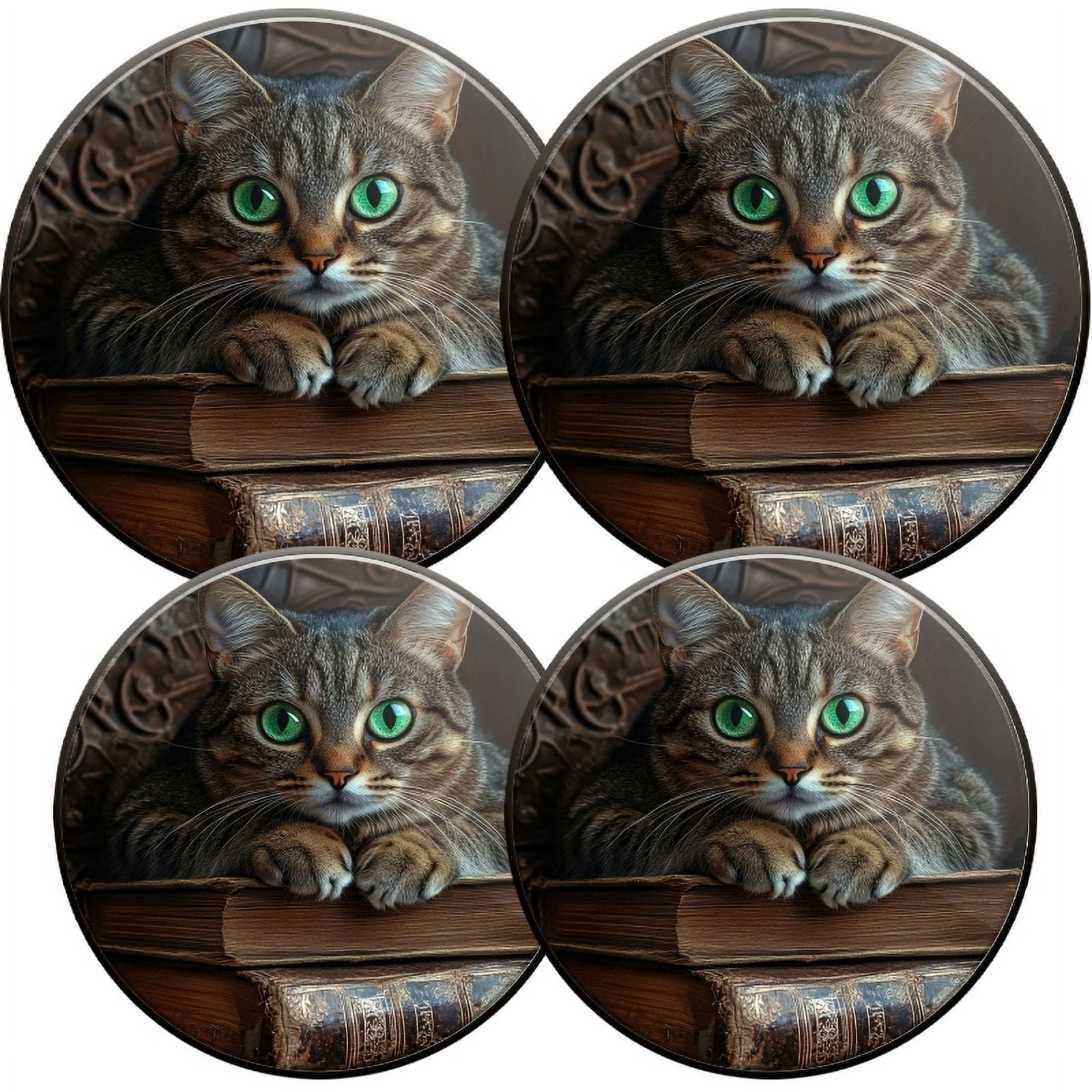 Electric Stove Burner Covers, Set of 4, Round Burner Cover,8 and 10 ...