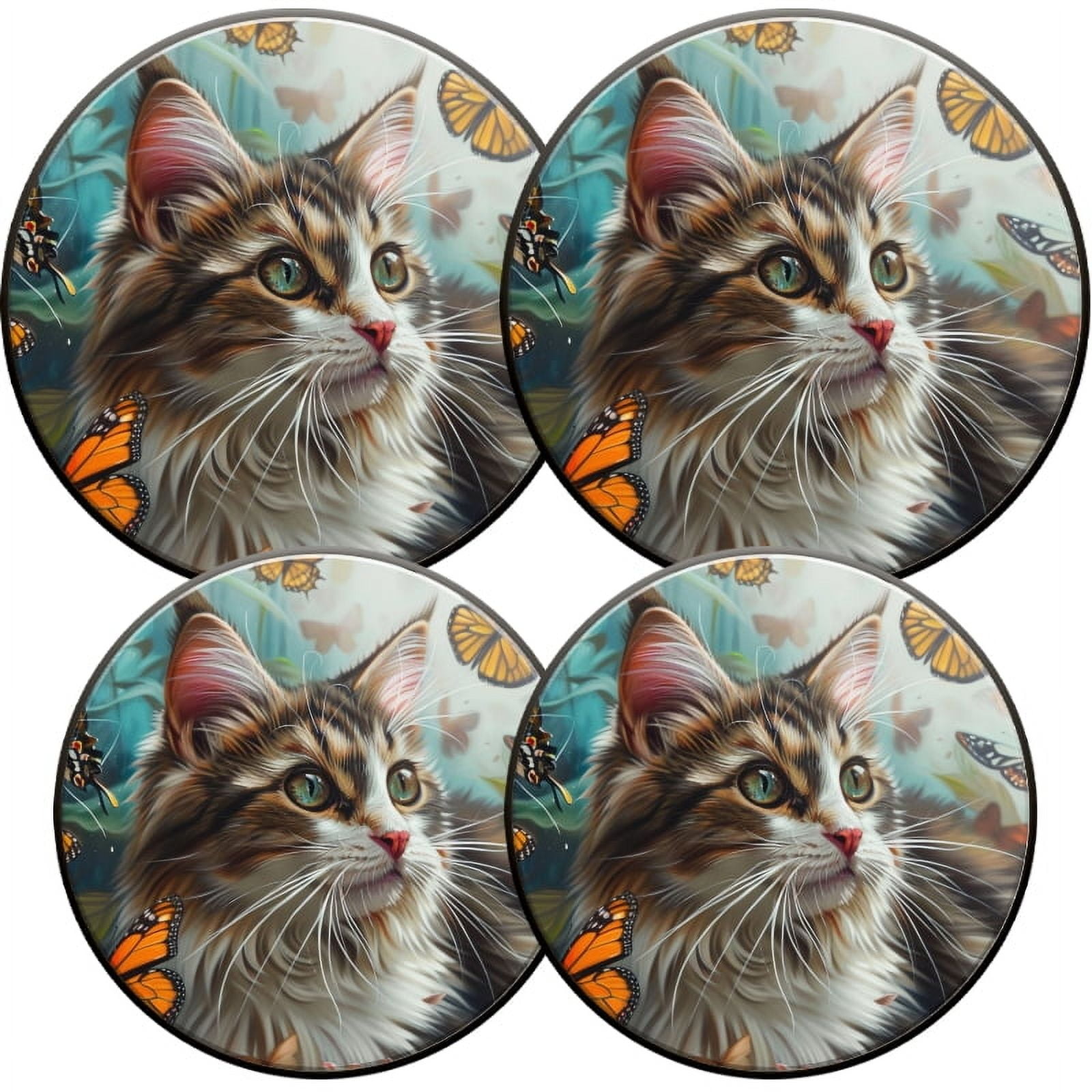 Electric Stove Burner Covers, Set of 4, Round Burner Cover,8 and 10 ...