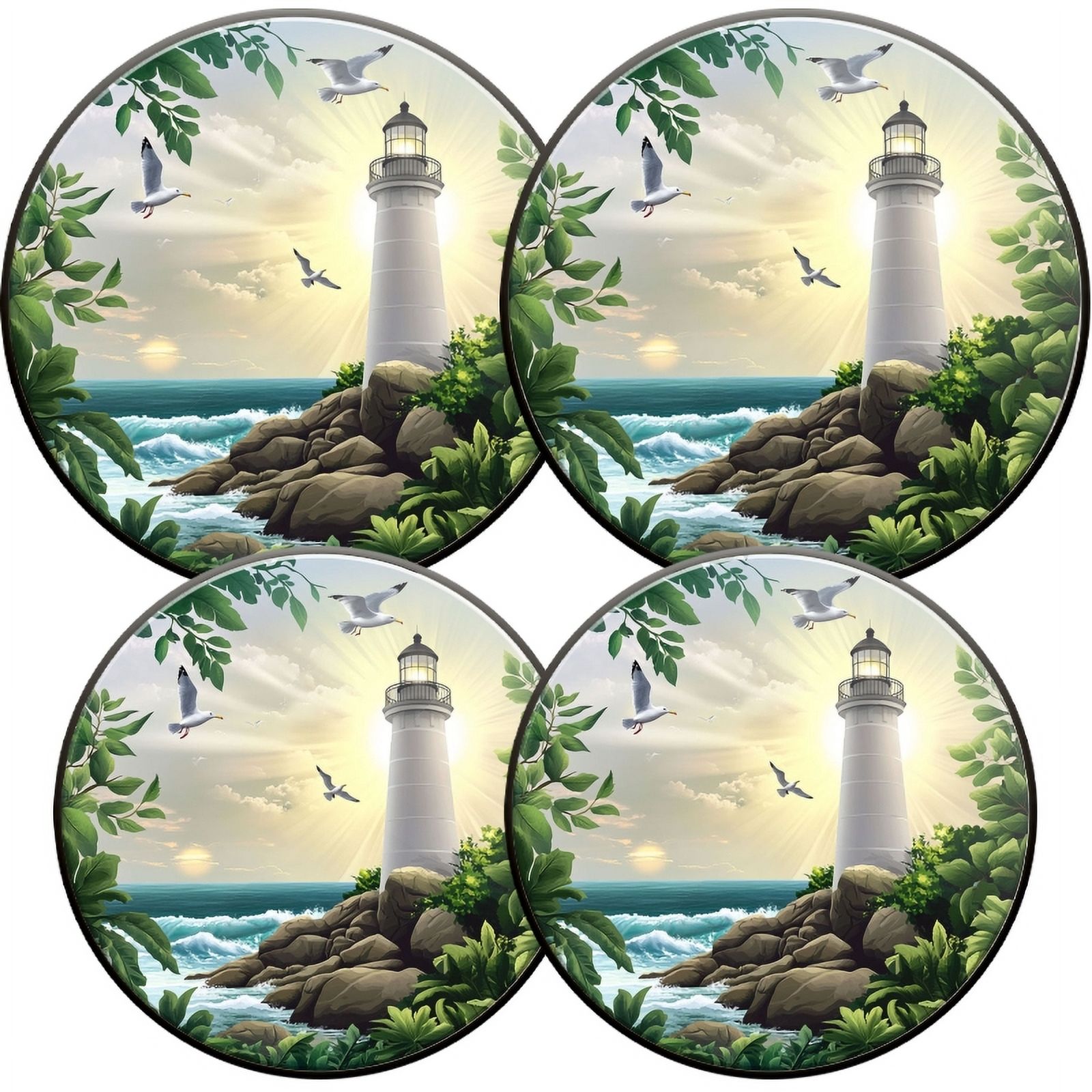 Electric Stove Burner Covers, Set of 4, Round Burner Cover,8 and 10 ...