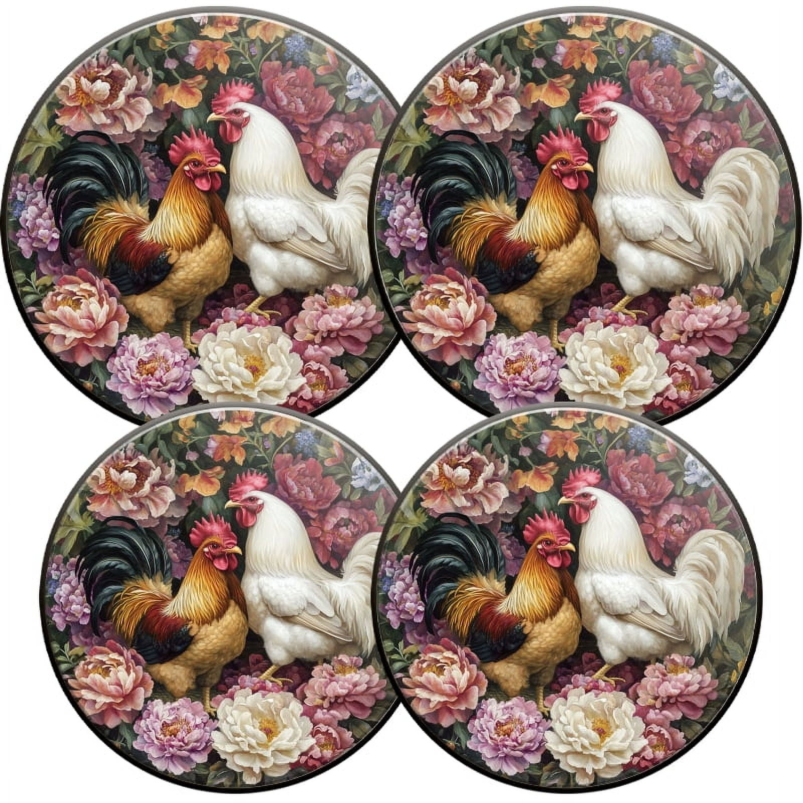 Electric Stove Burner Covers, Set of 4, Round Burner Cover,8 and 10 ...