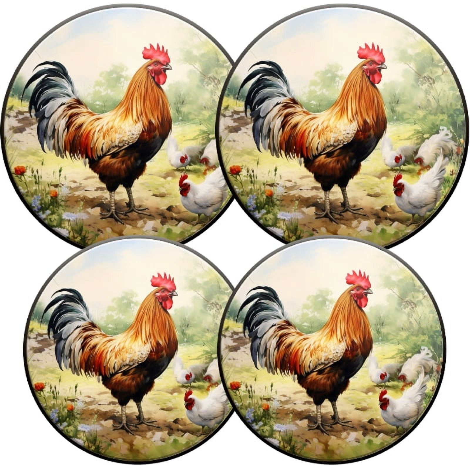 Electric Stove Burner Covers, Set of 4, Round Burner Cover,8 and 10 ...