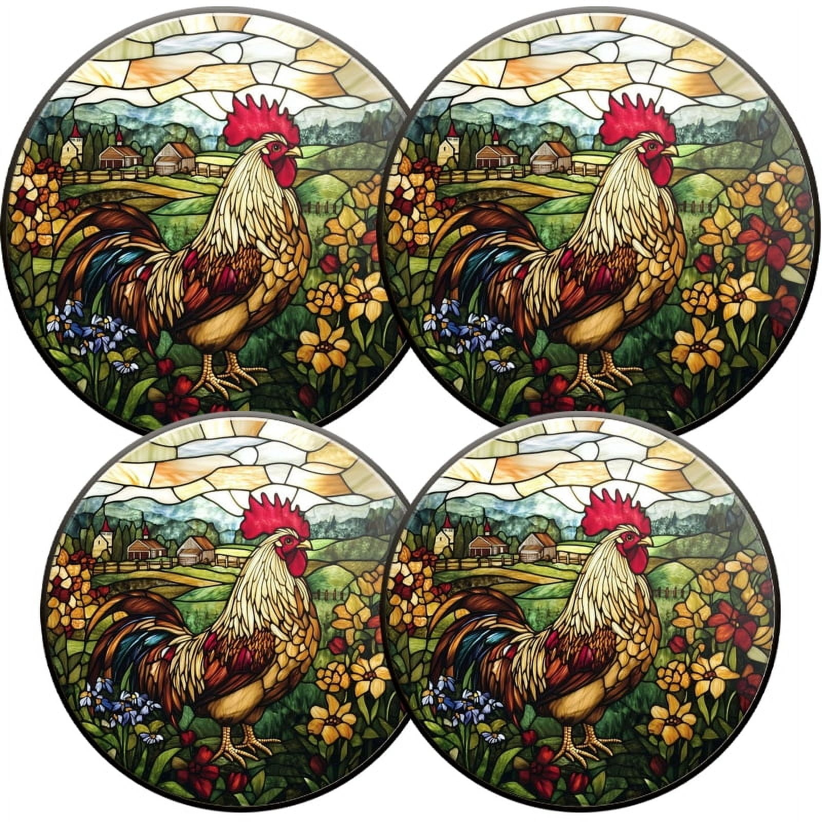 Electric Stove Burner Covers, Set of 4, Round Burner Cover,8 and 10 ...