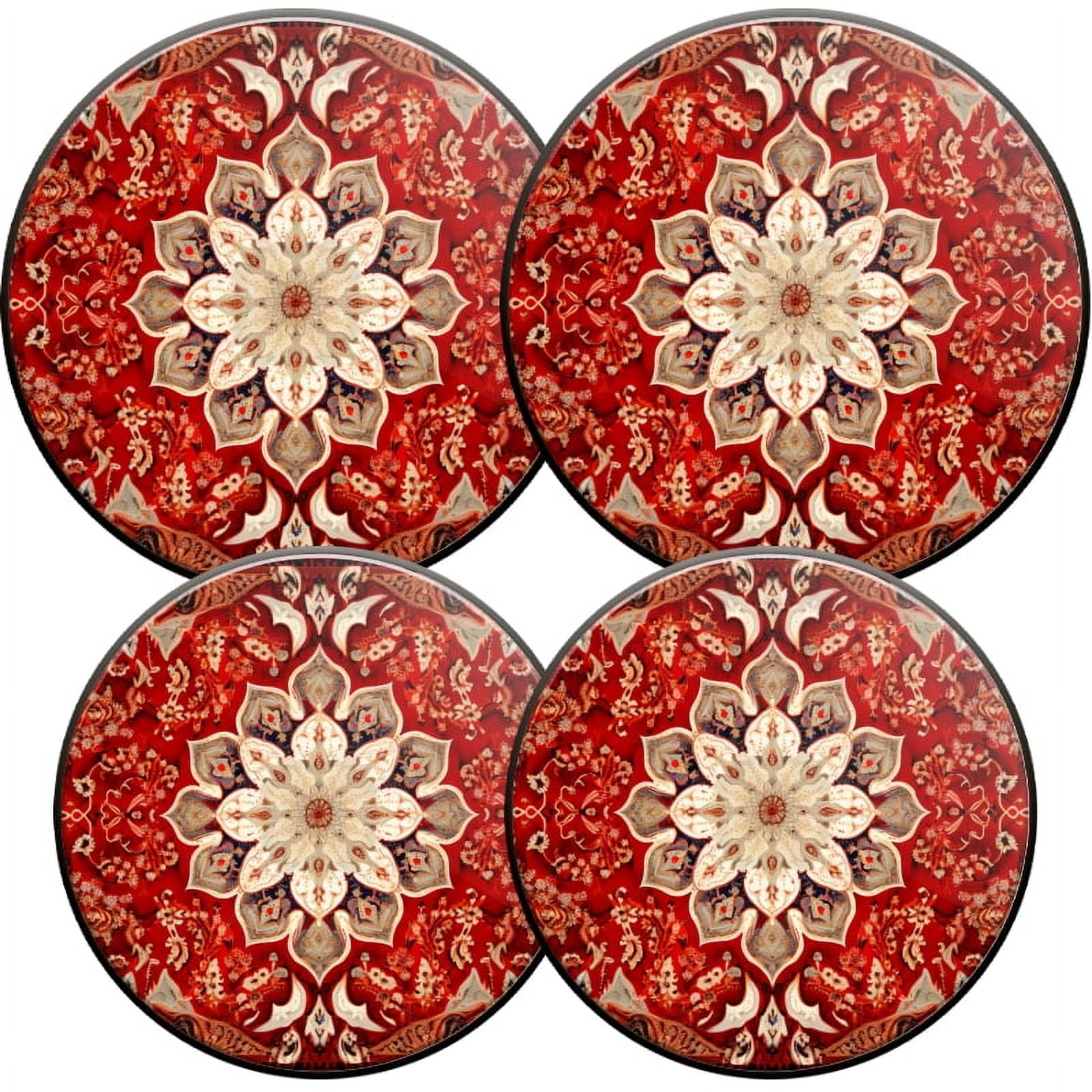 Electric Stove Burner Covers, Set of 4, Round Burner Cover,8 and 10 ...