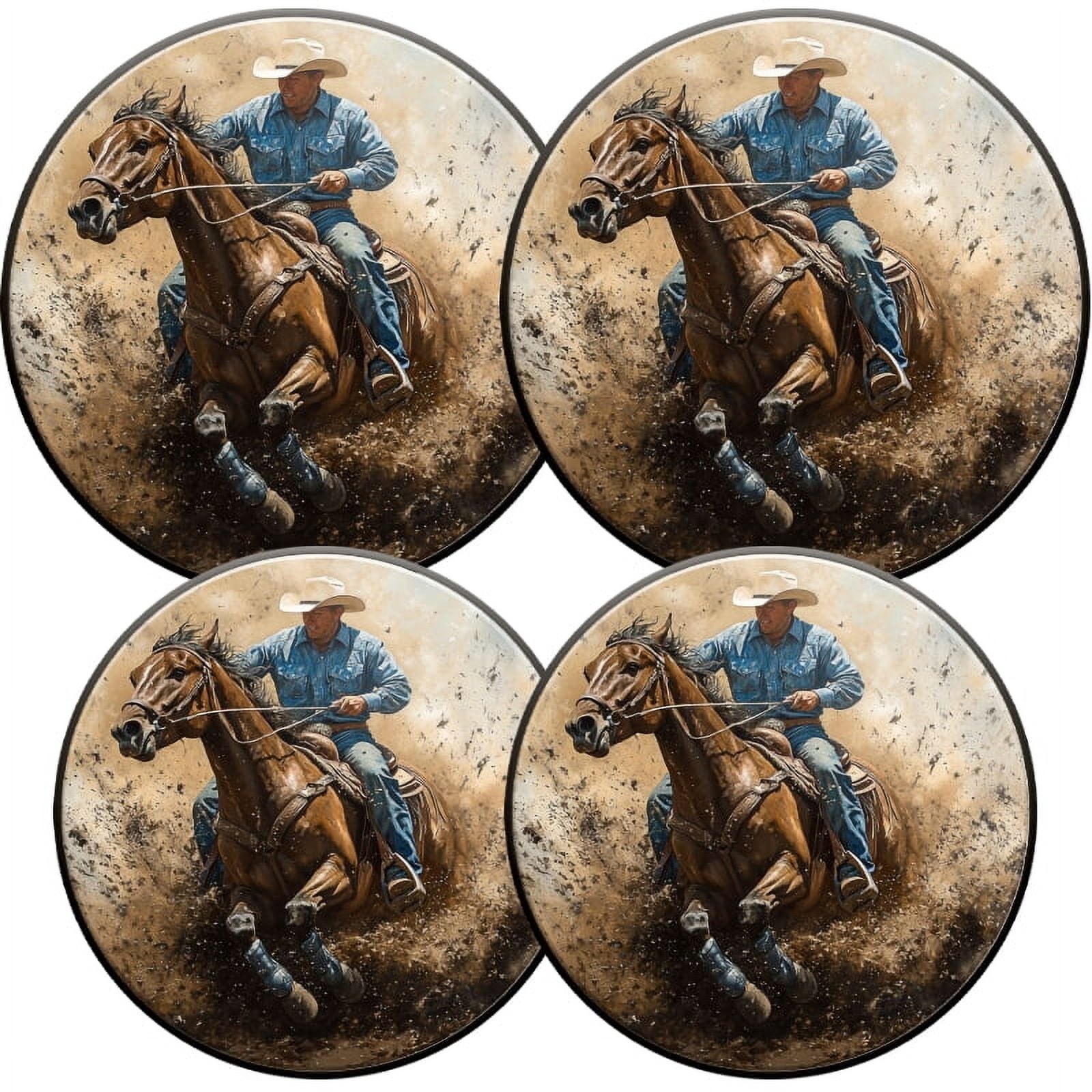 Electric Stove Burner Covers, Set of 4, Round Burner Cover,8 and 10 ...
