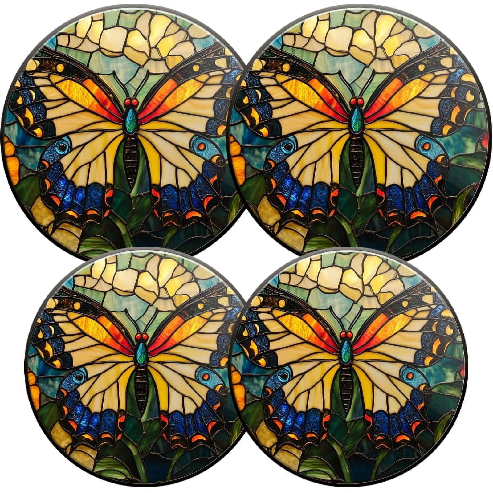 Electric Stove Burner Covers, Set of 4, Round Burner Cover,8 and 10 ...