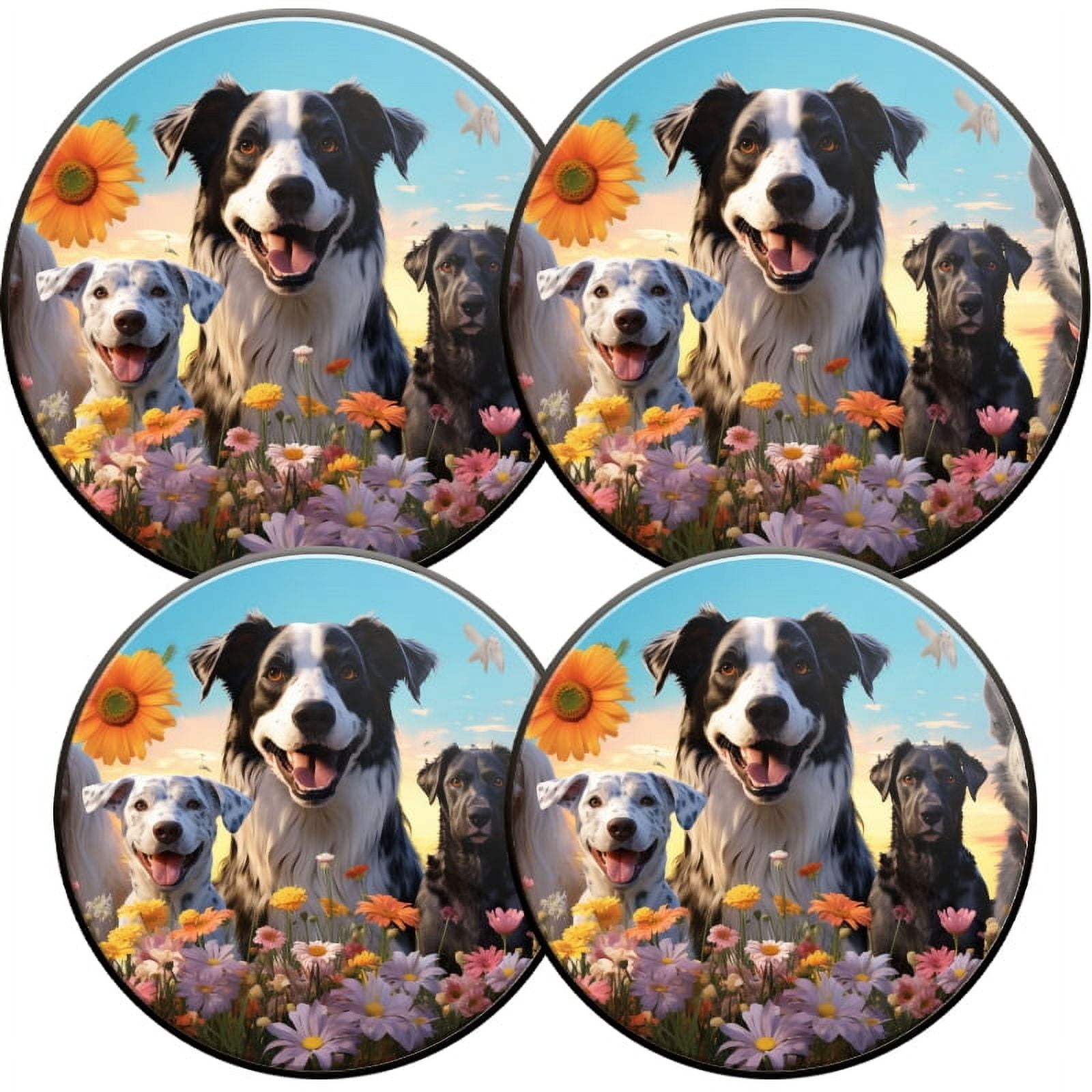 Electric Stove Burner Covers, Set of 4, Round Burner Cover,8 and 10 ...