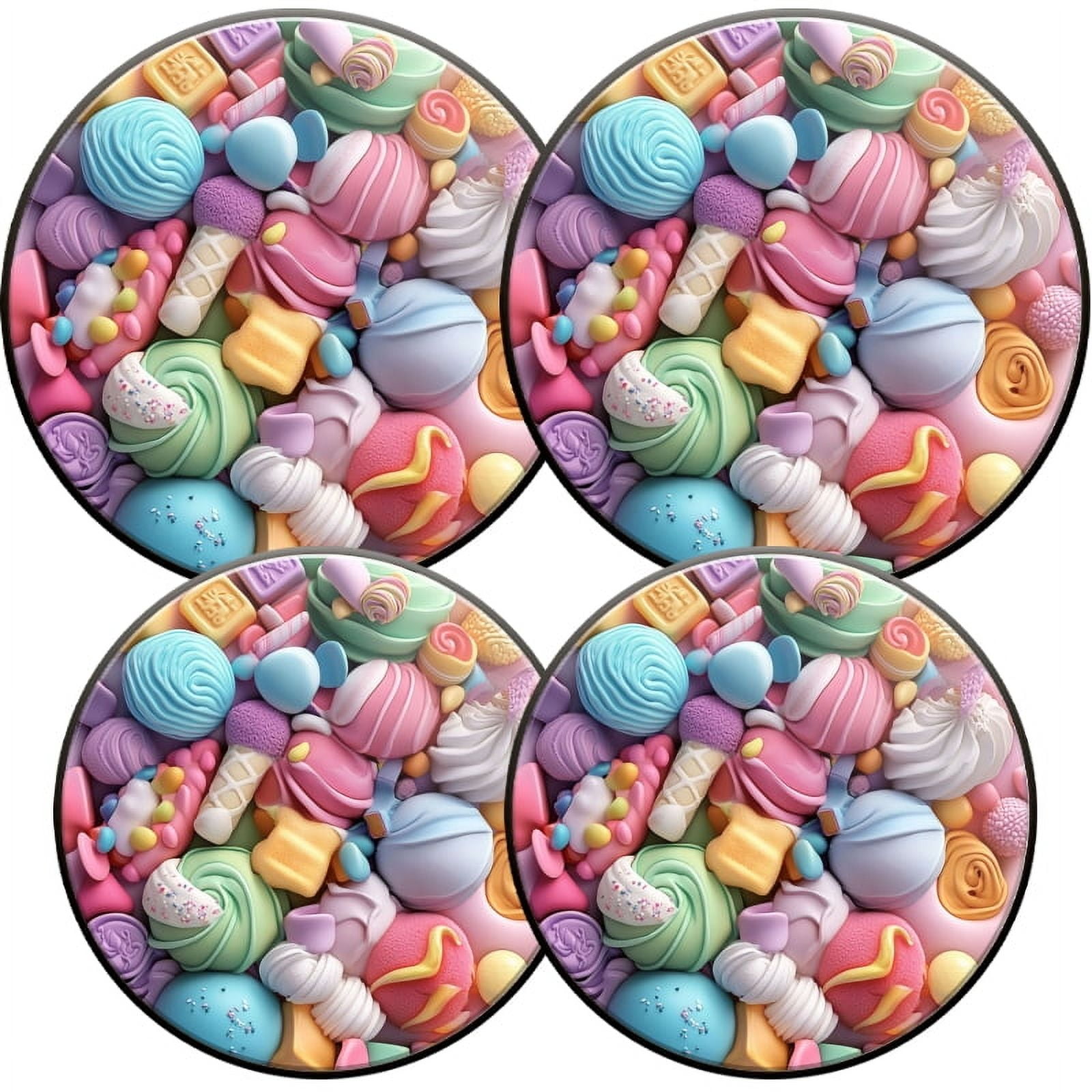 Electric Stove Burner Covers, Set of 4, Round Burner Cover,8 and 10 ...