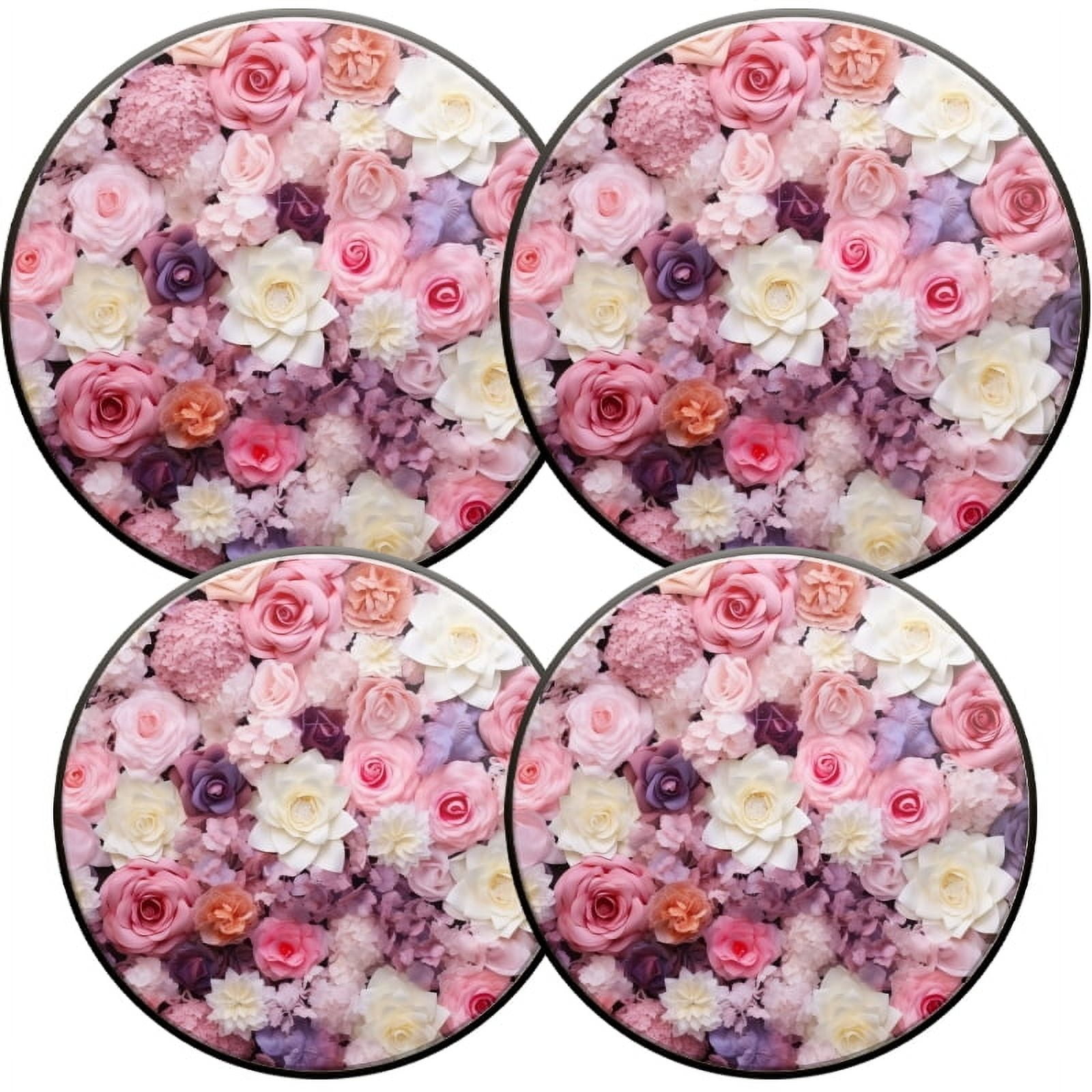 Electric Stove Burner Covers, Set of 4, Round Burner Cover,8 and 10 ...