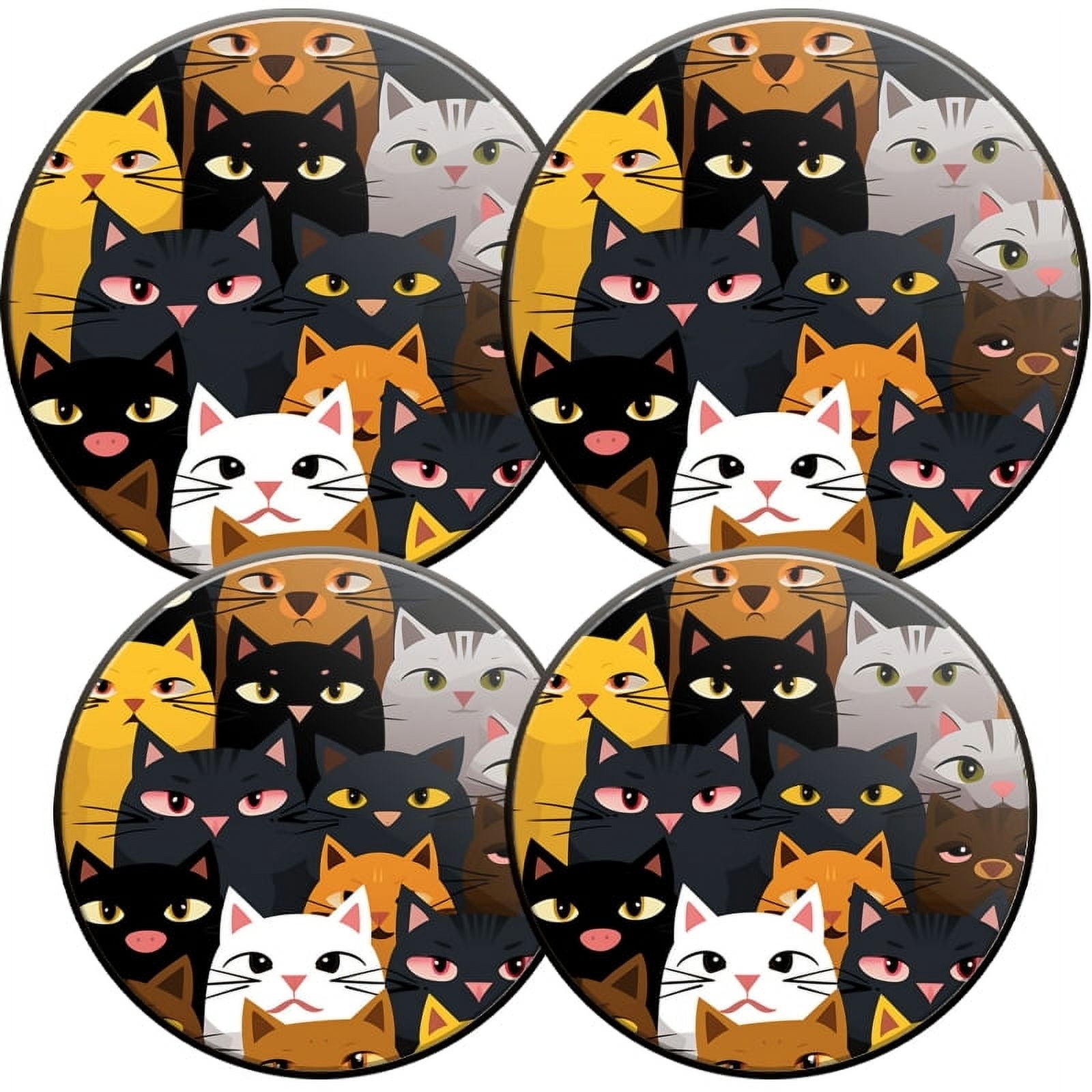 Electric Stove Burner Covers, Set of 4, Round Burner Cover,8 and 10 ...
