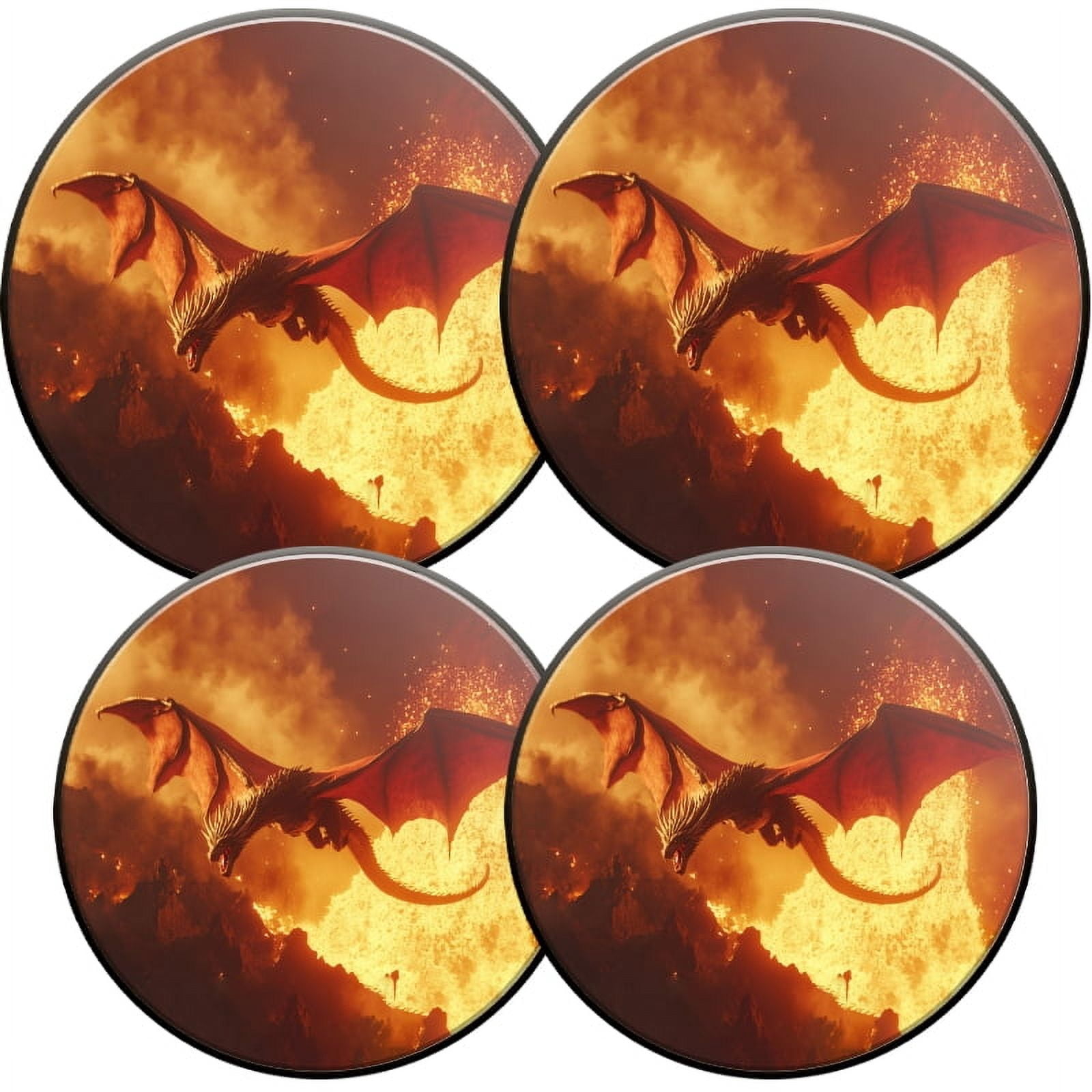 Electric Stove Burner Covers, Set of 4, Round Burner Cover,8 and 10 ...