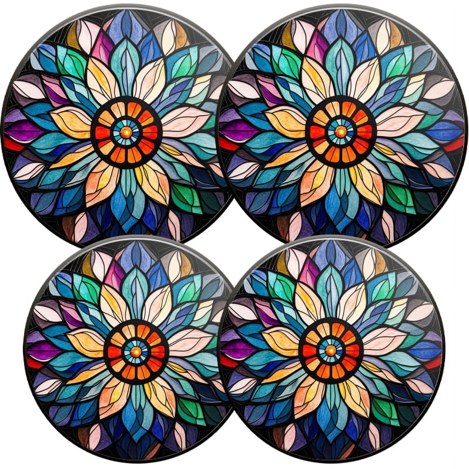 Electric Stove Burner Covers, Set of 4, Round Burner Cover,8 and 10 ...