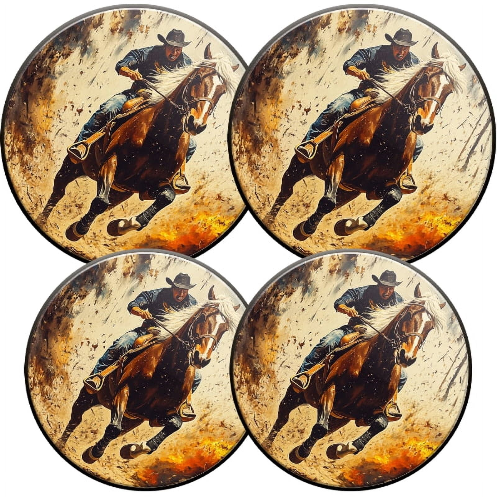 Electric Stove Burner Covers, Set of 4, Round Burner Cover,8 and 10 ...