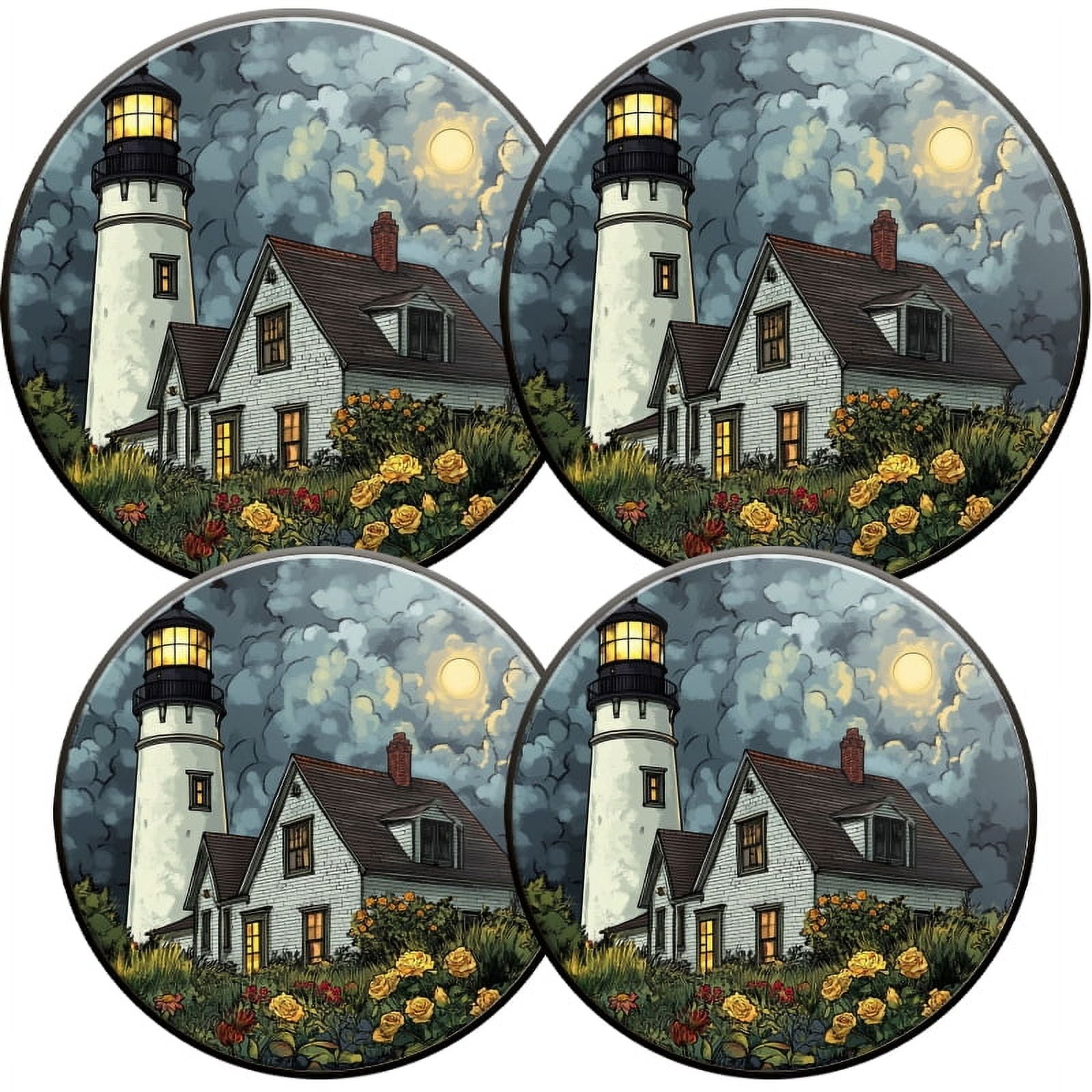 Electric Stove Burner Covers, Set of 4, Round Burner Cover,8 and 10 ...