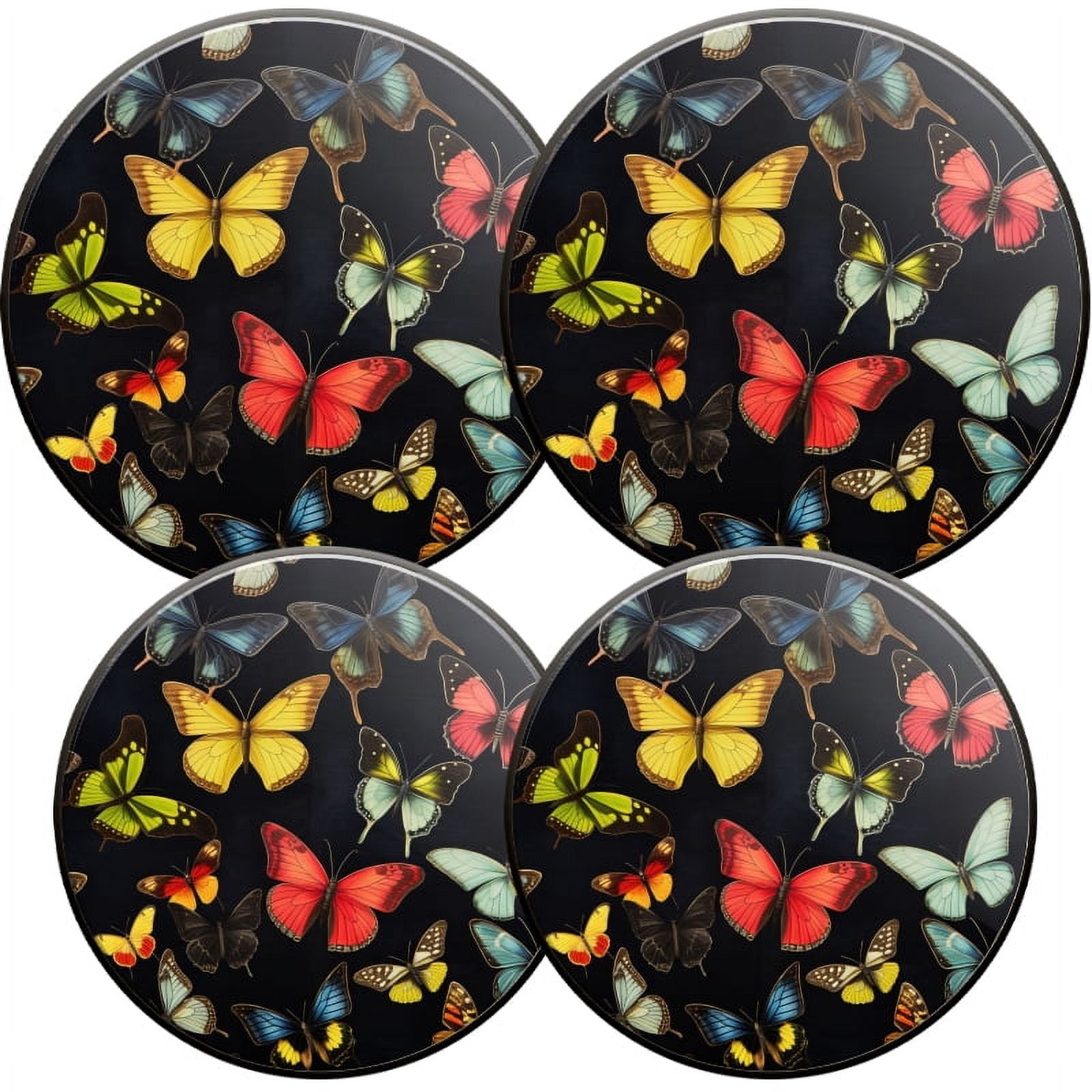 Electric Stove Burner Covers, Set of 4, Round Burner Cover,8 and 10 ...