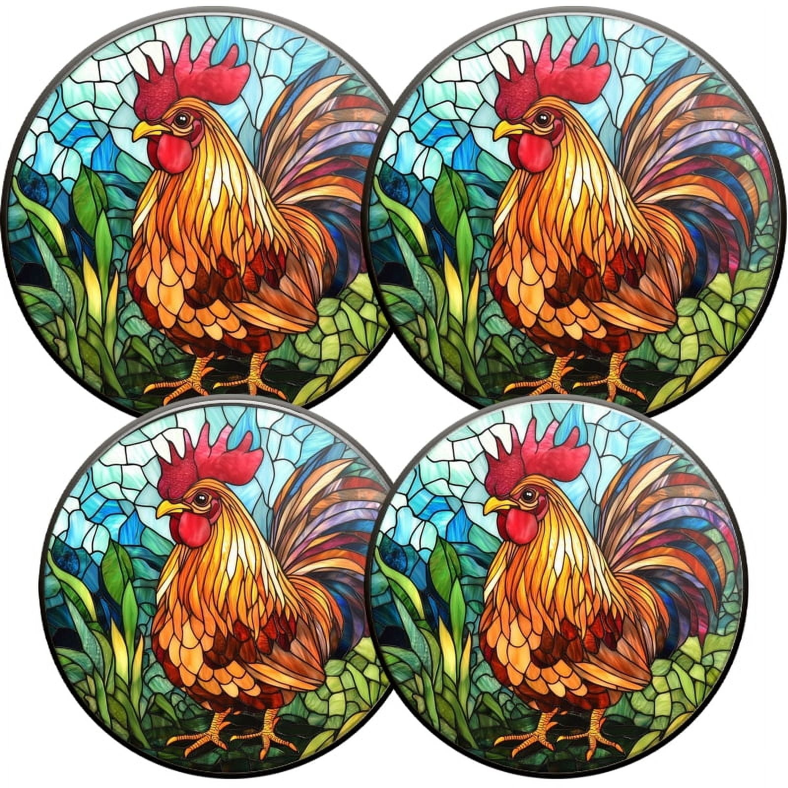 Electric Stove Burner Covers, Set of 4, Round Burner Cover,8 and 10 ...