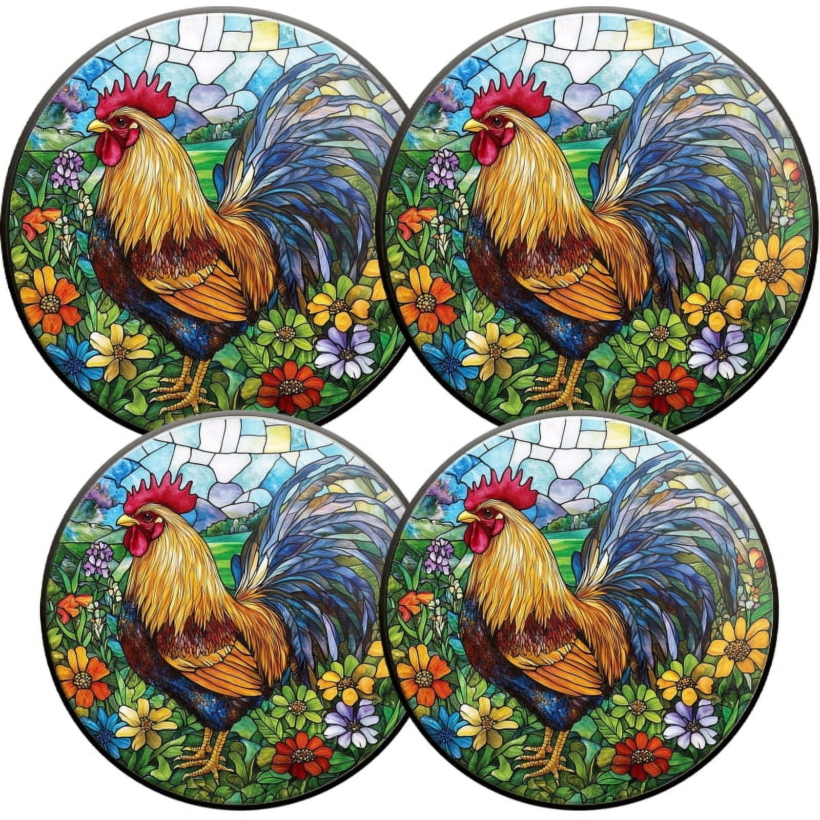 Electric Stove Burner Covers, Set of 4, Round Burner Cover,8 and 10 ...