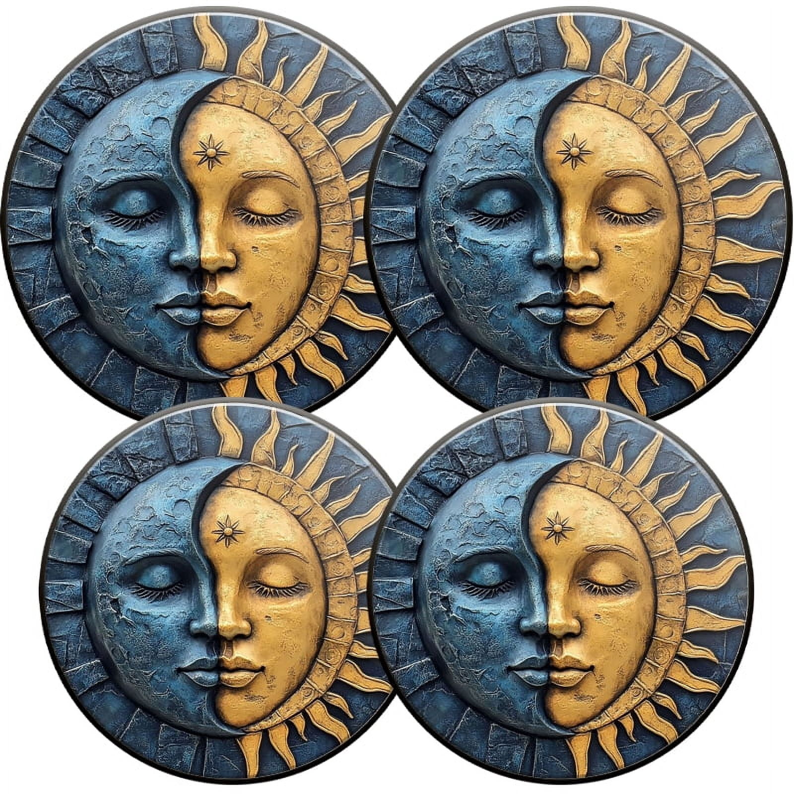 Electric Stove Burner Covers, Set of 4, Round Burner Cover,8 and 10 ...