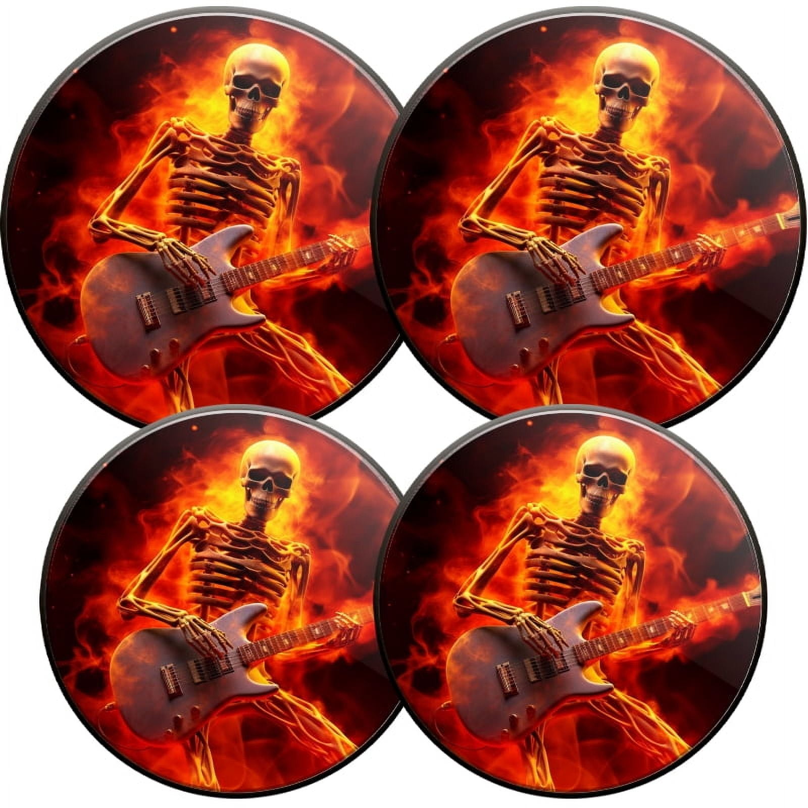 Electric Stove Burner Covers, Set of 4, Round Burner Cover,8 and 10 ...