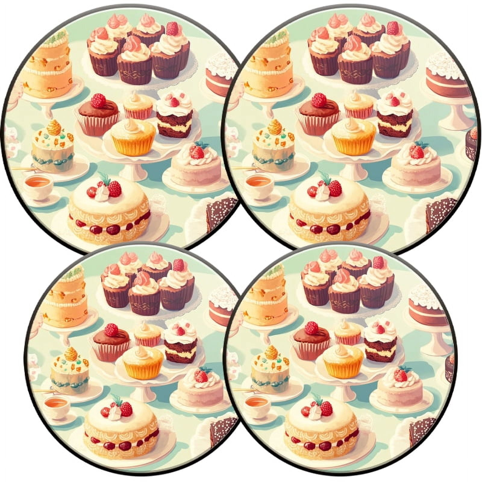 Electric Stove Burner Covers, Set of 4, Round Burner Cover,8 and 10 ...