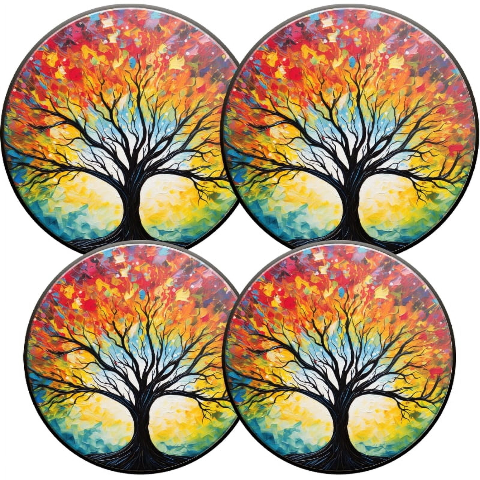 Electric Stove Burner Covers, Set of 4, Round Burner Cover,8 and 10 ...