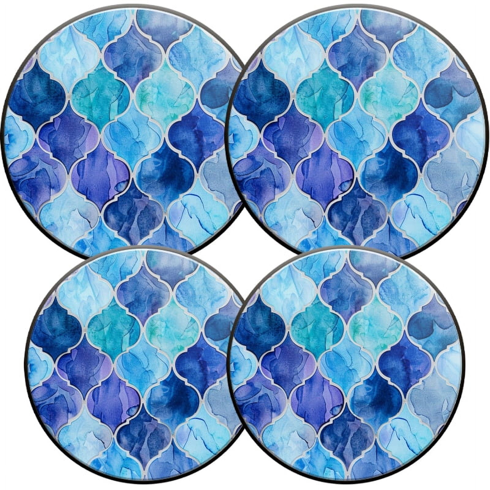 Electric Stove Burner Covers, Set of 4, Round Burner Cover,8 and 10 ...