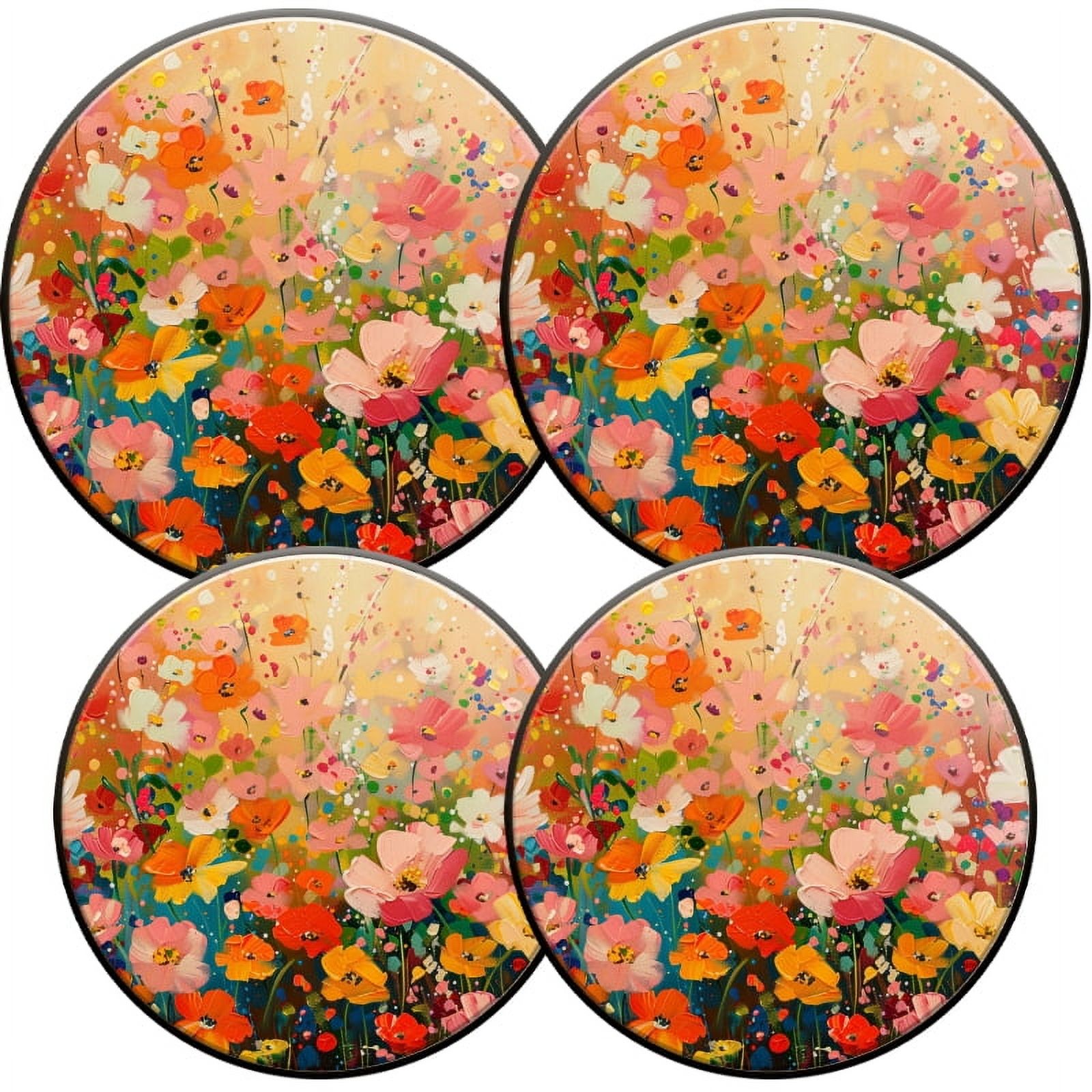 Electric Stove Burner Covers, Set of 4, Round Burner Cover,8 and 10 ...