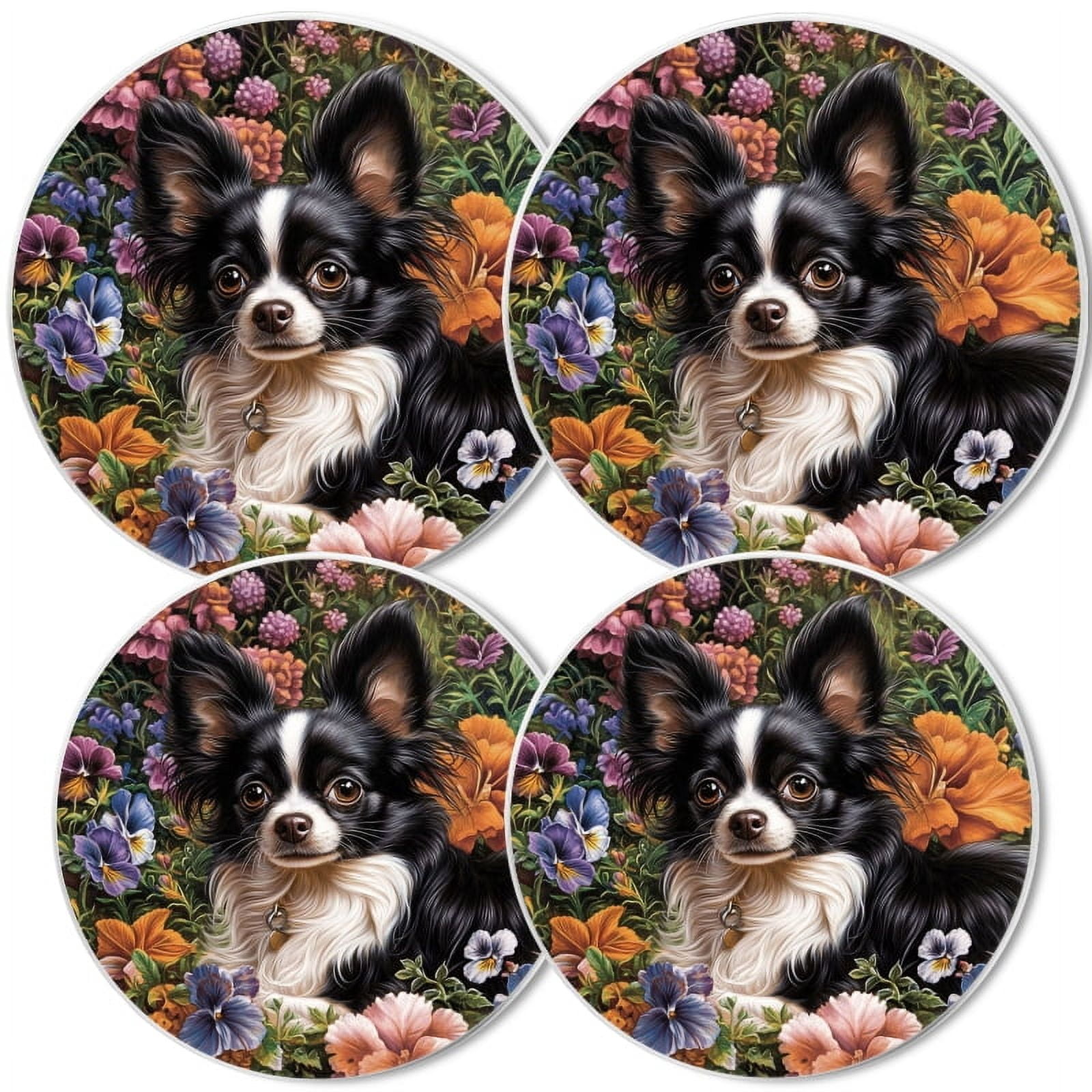 Electric Stove Burner Covers, Set of 4,White Round Cover for Gas ...