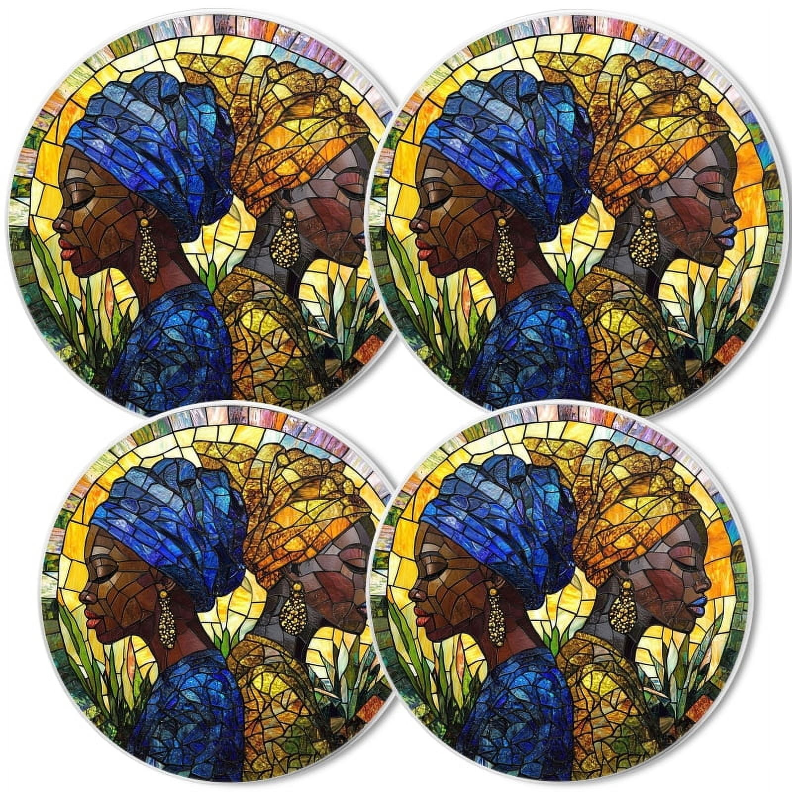 Electric Stove Burner Covers, Set of 4,White Round Cover for Gas ...