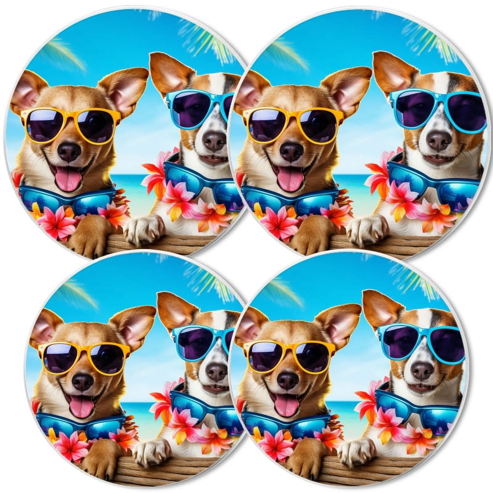 Electric Stove Burner Covers, Set of 4,White Round Cover for Gas ...