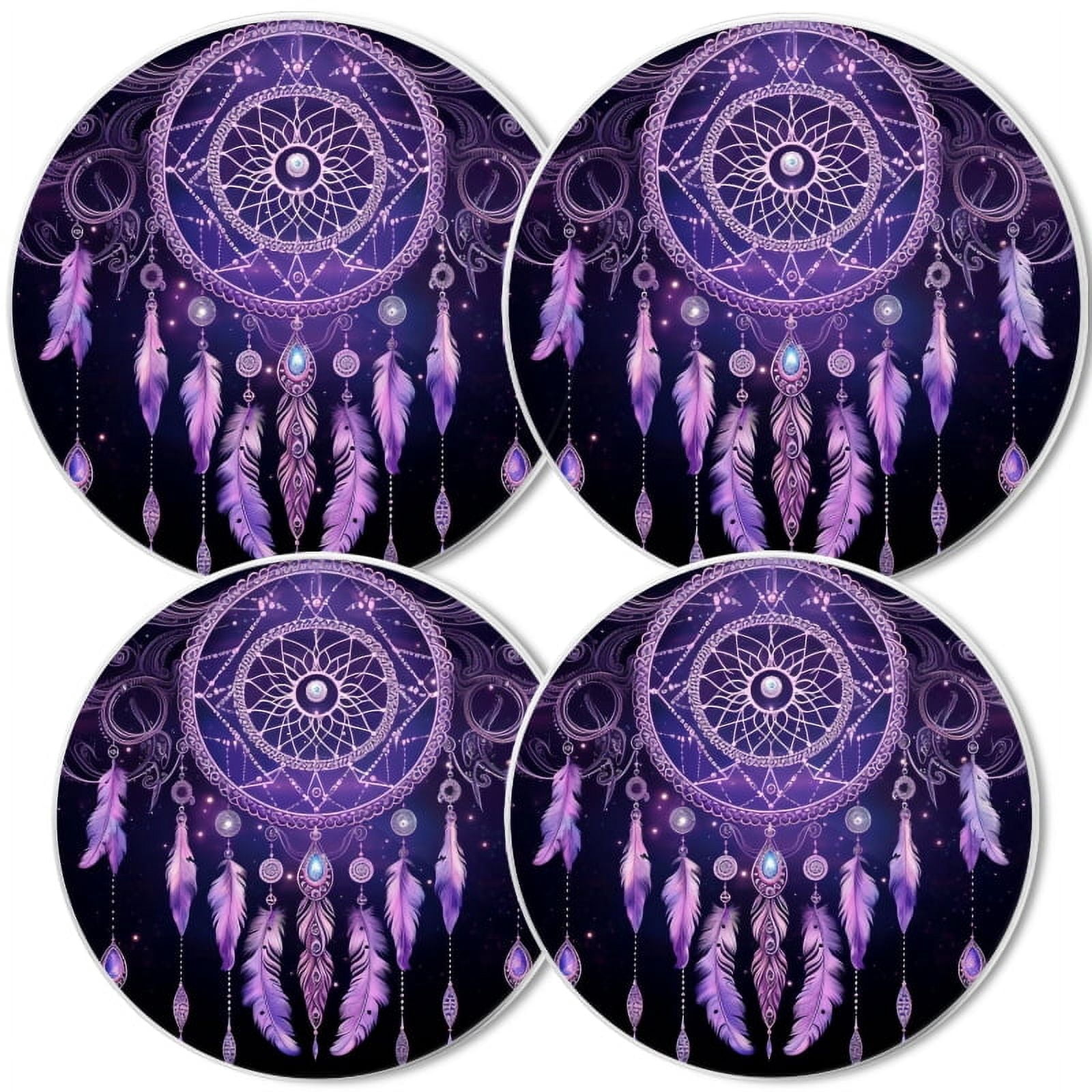 Electric Stove Burner Covers, Set of 4,White Round Cover for Gas ...