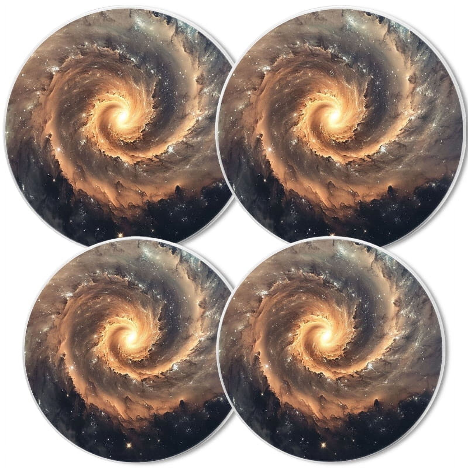 Electric Stove Burner Covers, Set of 4,White Round Cover for Gas ...