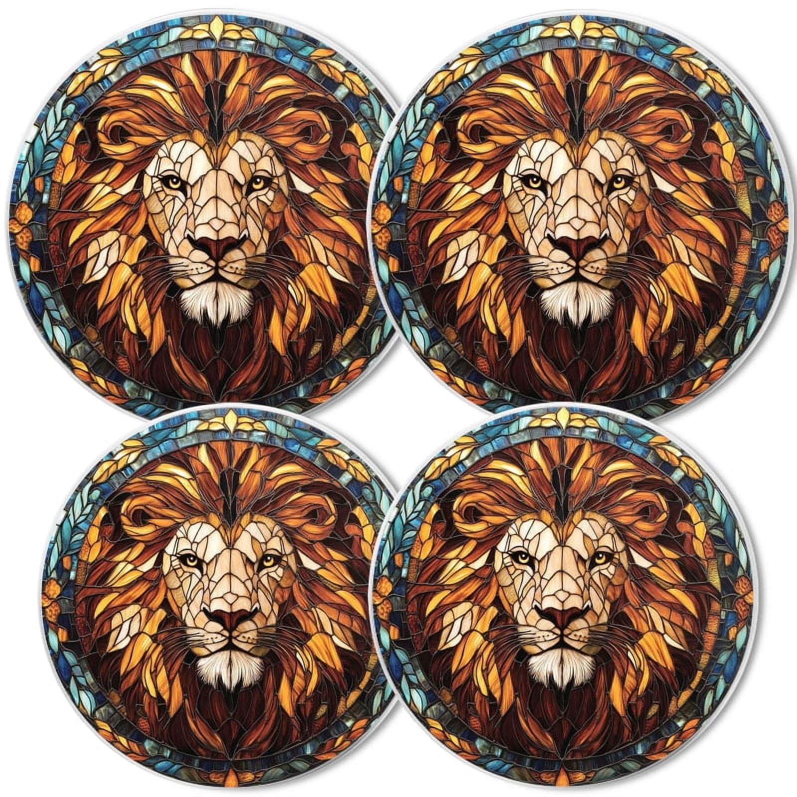 Electric Stove Burner Covers, Set of 4,White Round Cover for Gas ...